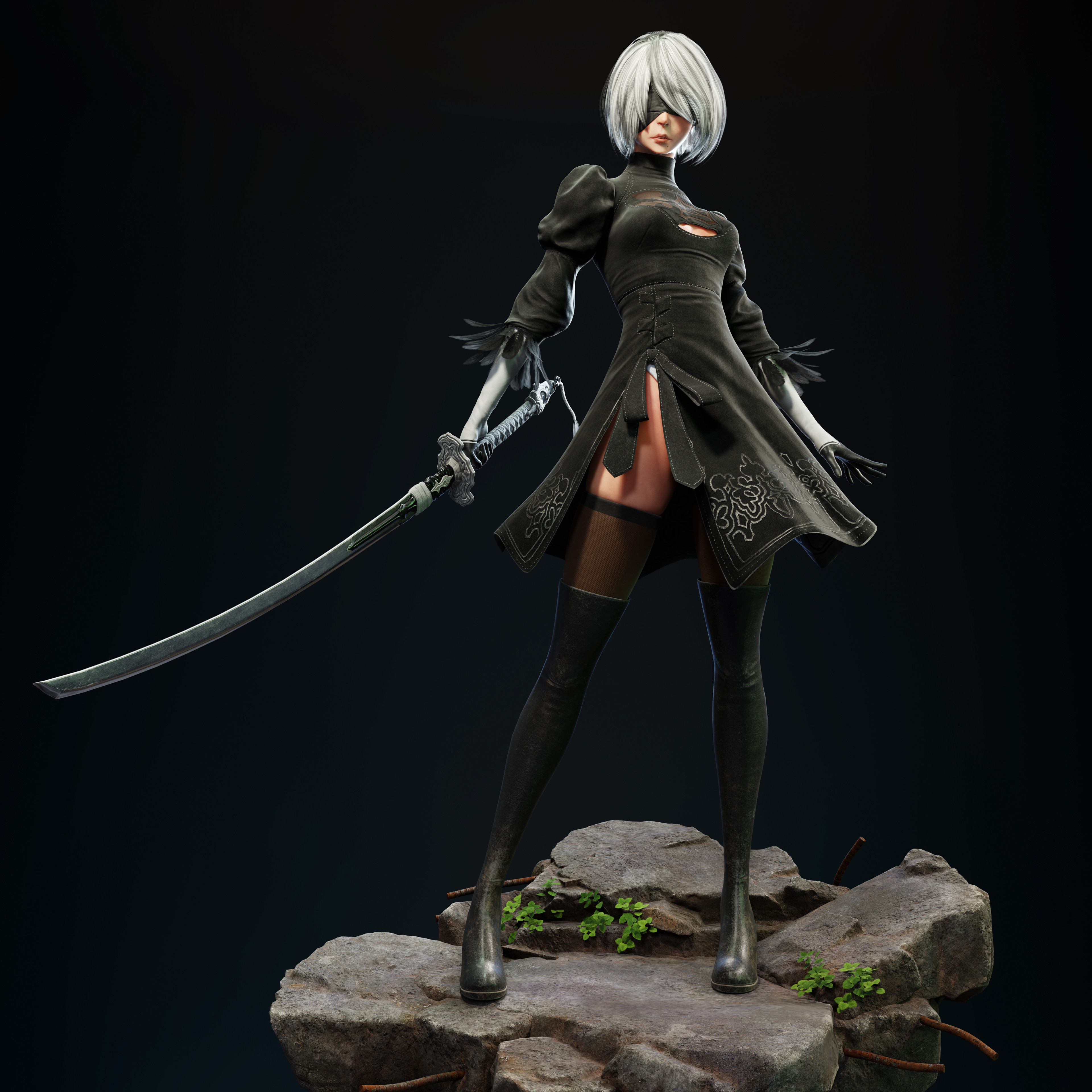 Nicholas Chee - 2B - NieR: Automata