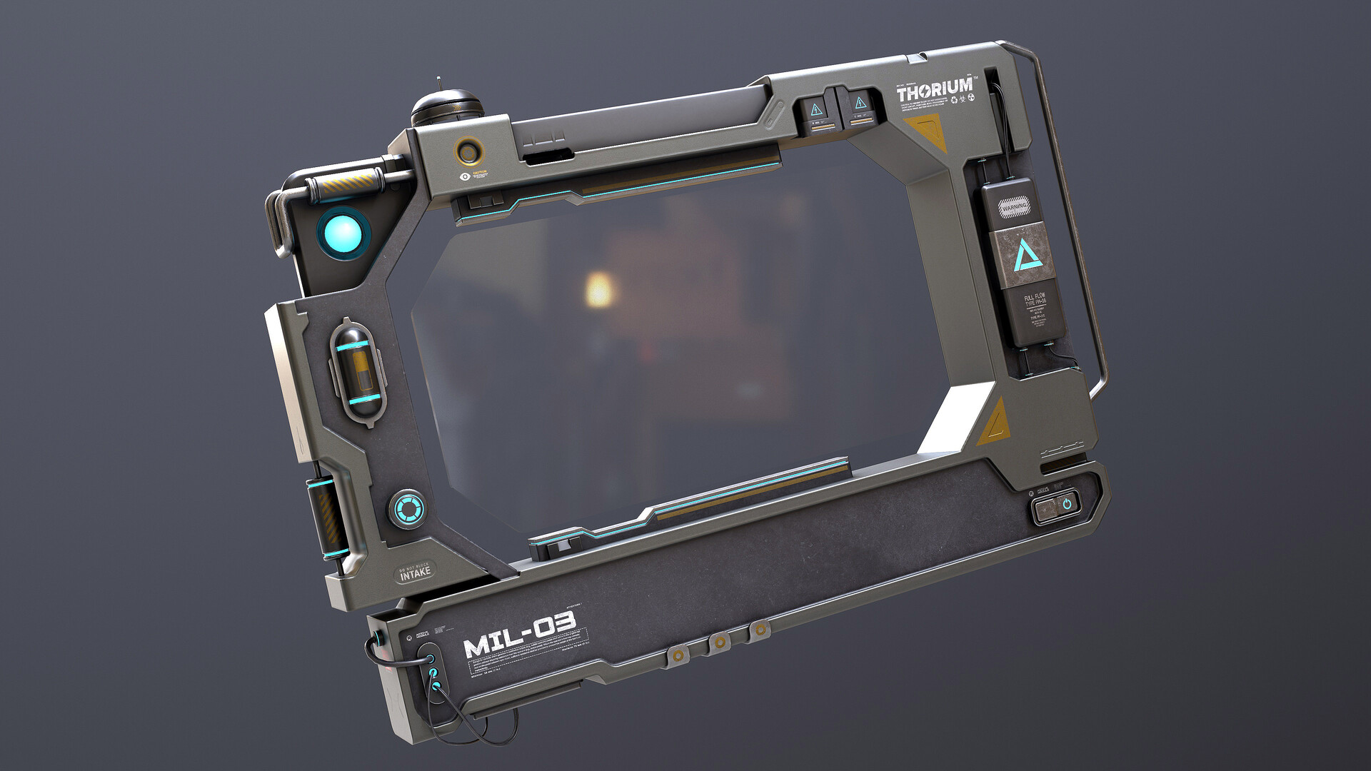 ArtStation - Sci-Fi Display (Game Ready)