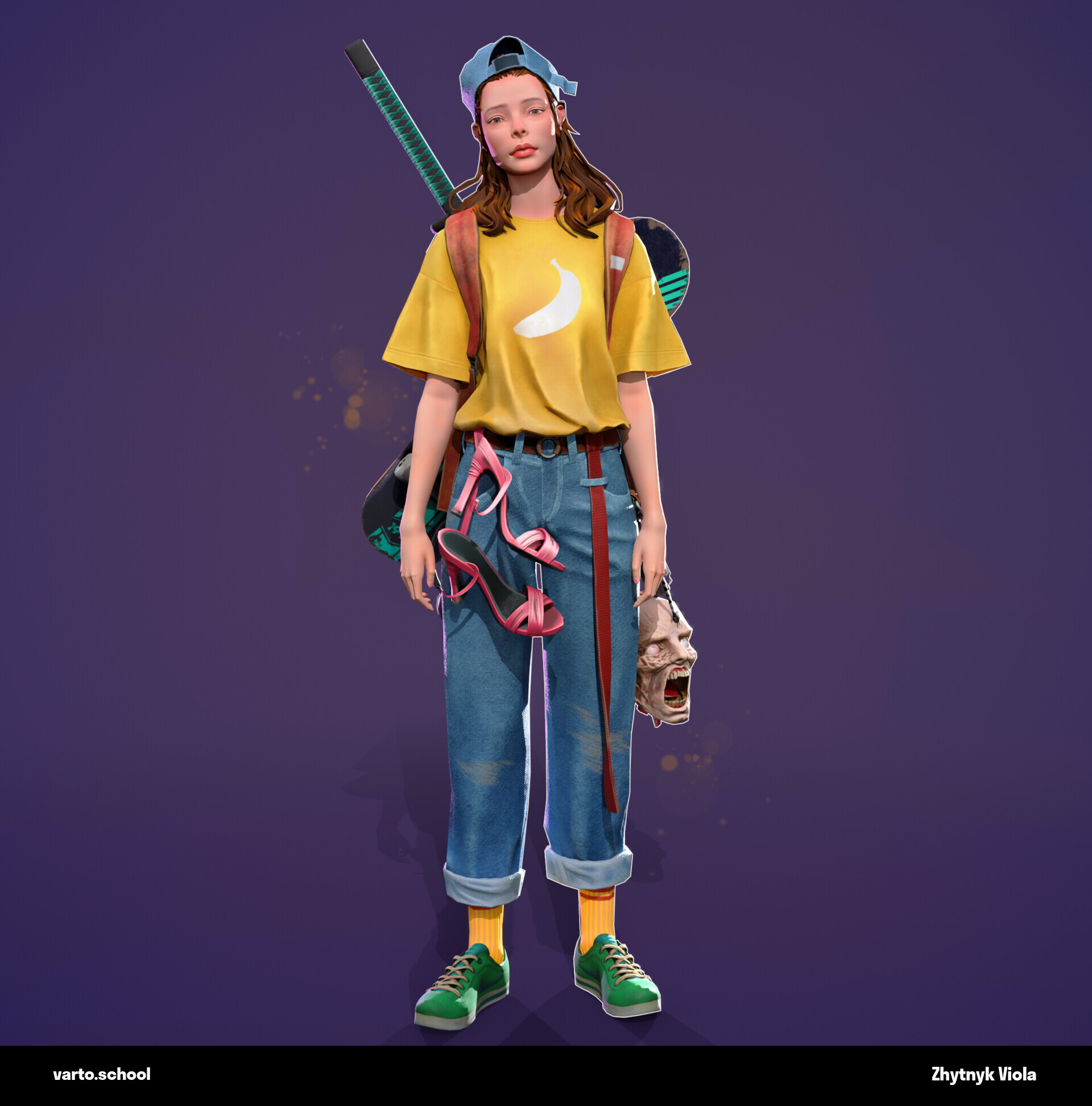 Varto School - Girl by fairy jay viola