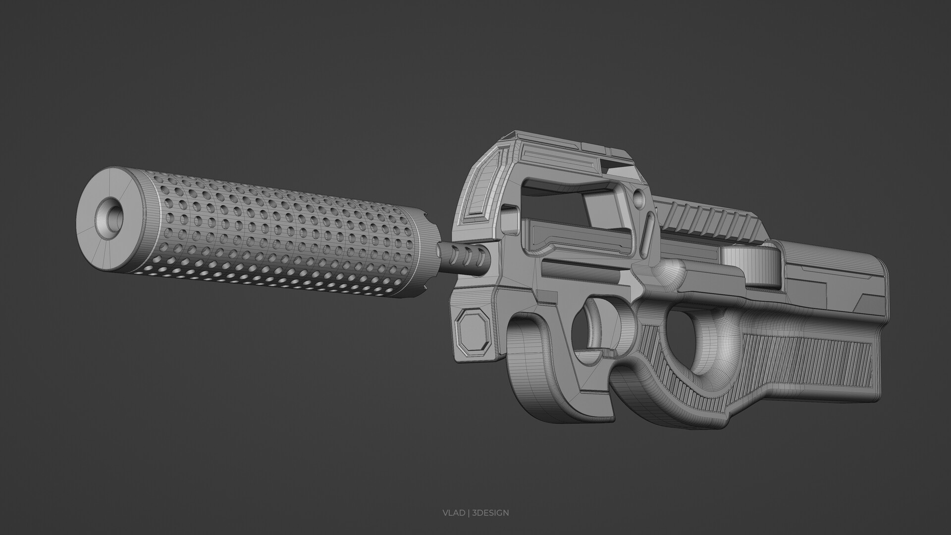 Vlad | 3D Artworks - P90 - Modified Concept