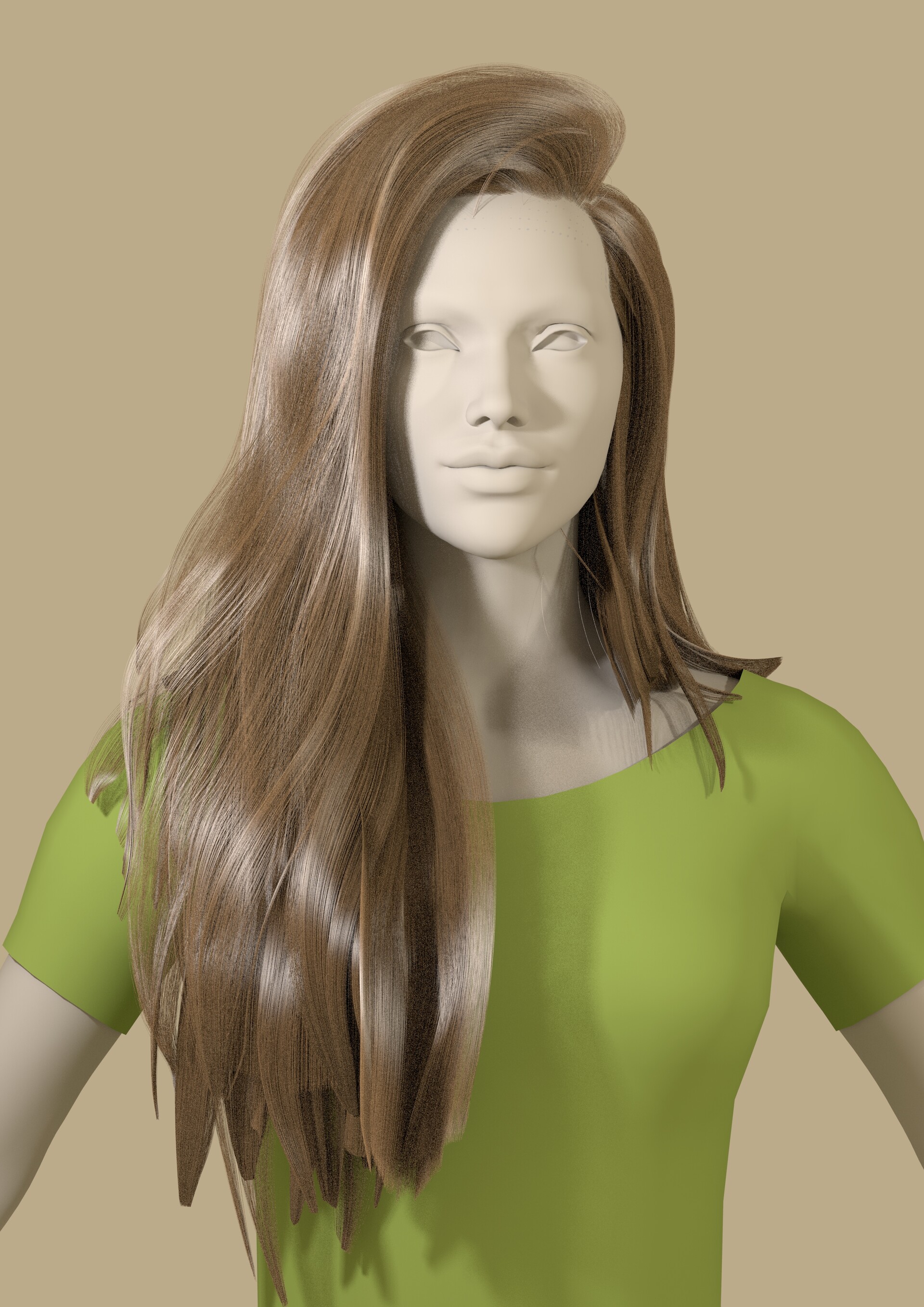 ArtStation - Girl Xgen Hair