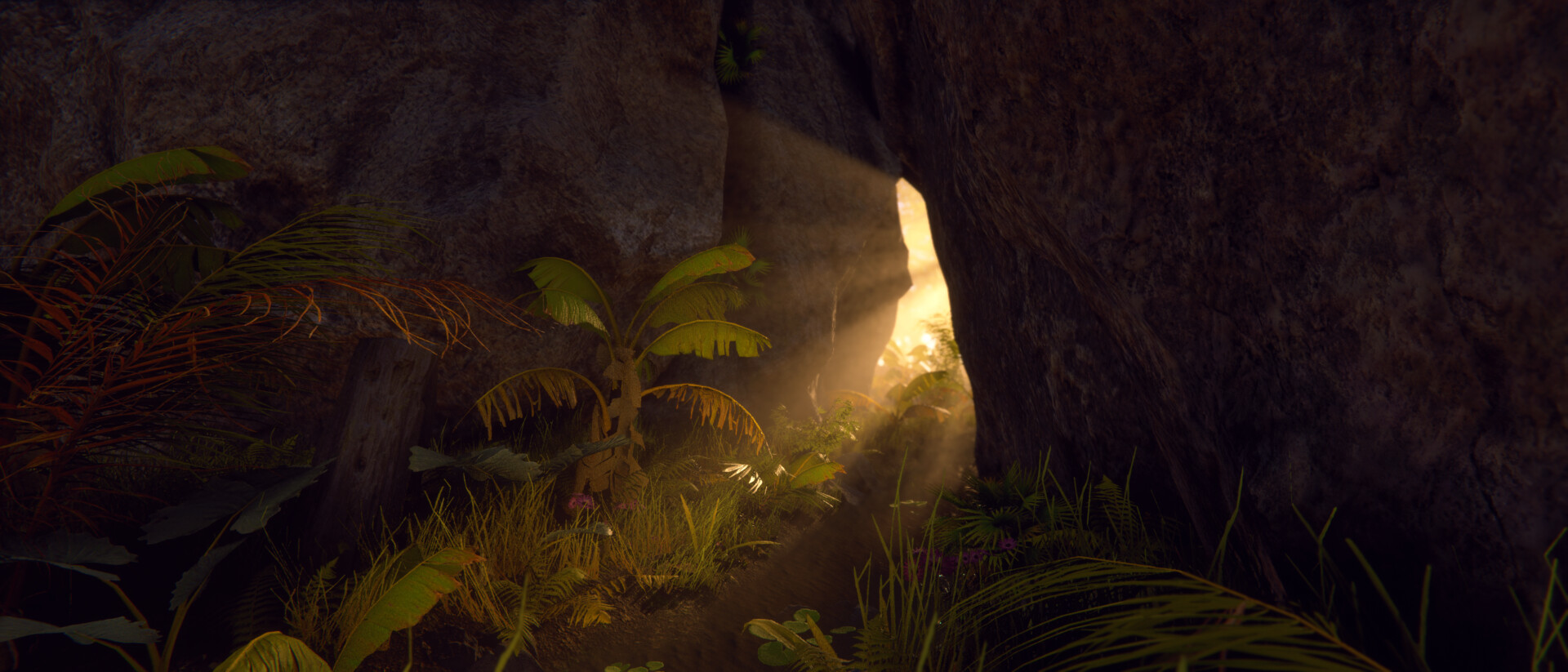 ArtStation - Jungle Cave (Unity HDRP)