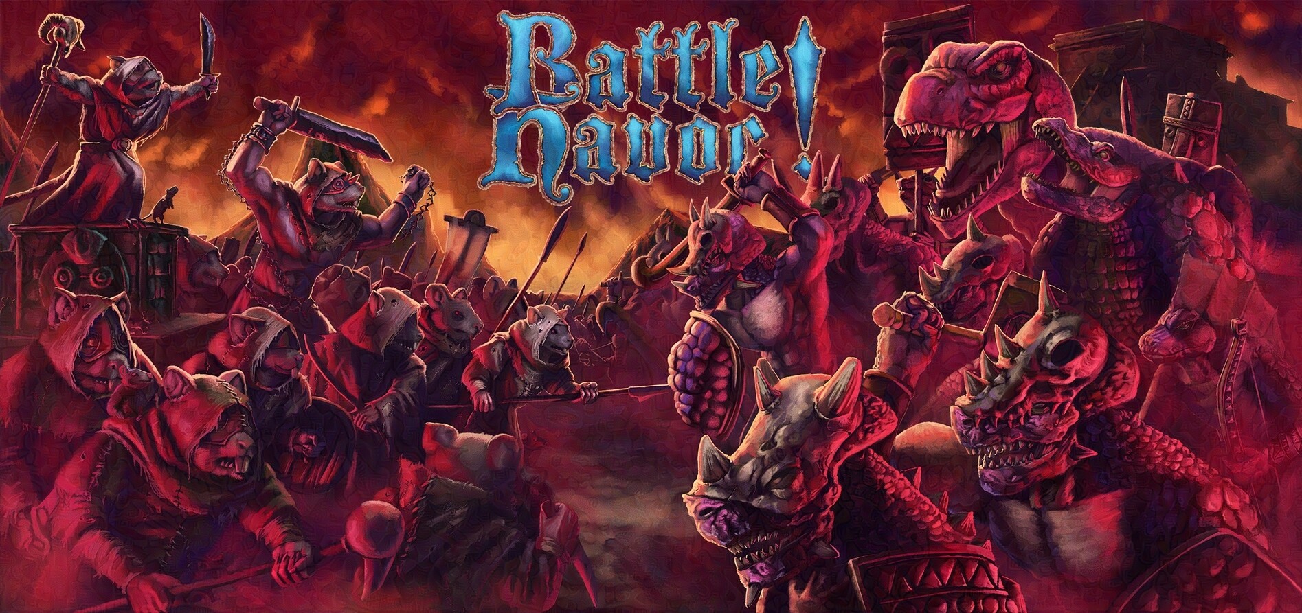 ArtStation - Ratmen vs Lizardmen