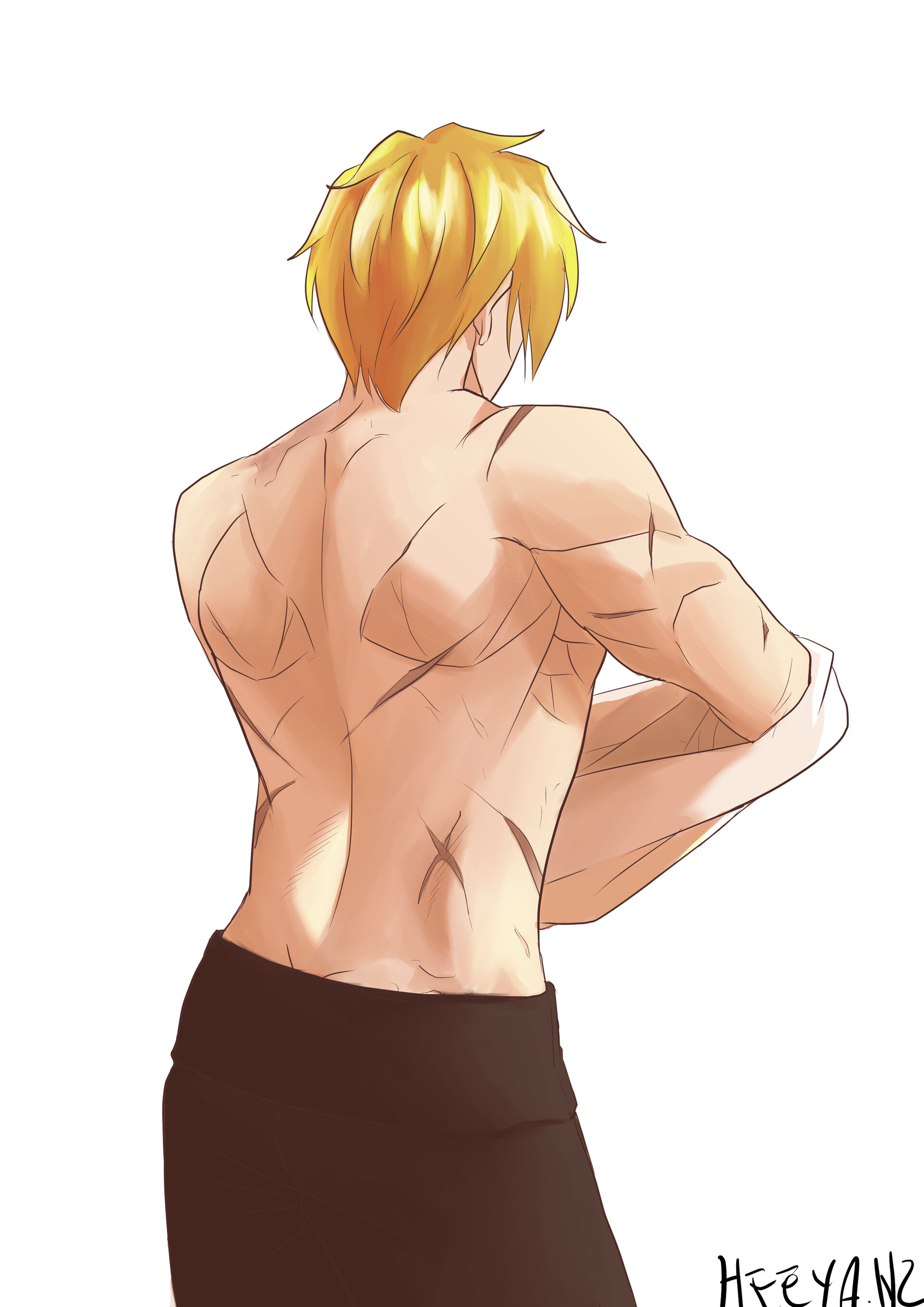 ArtStation - back muscles