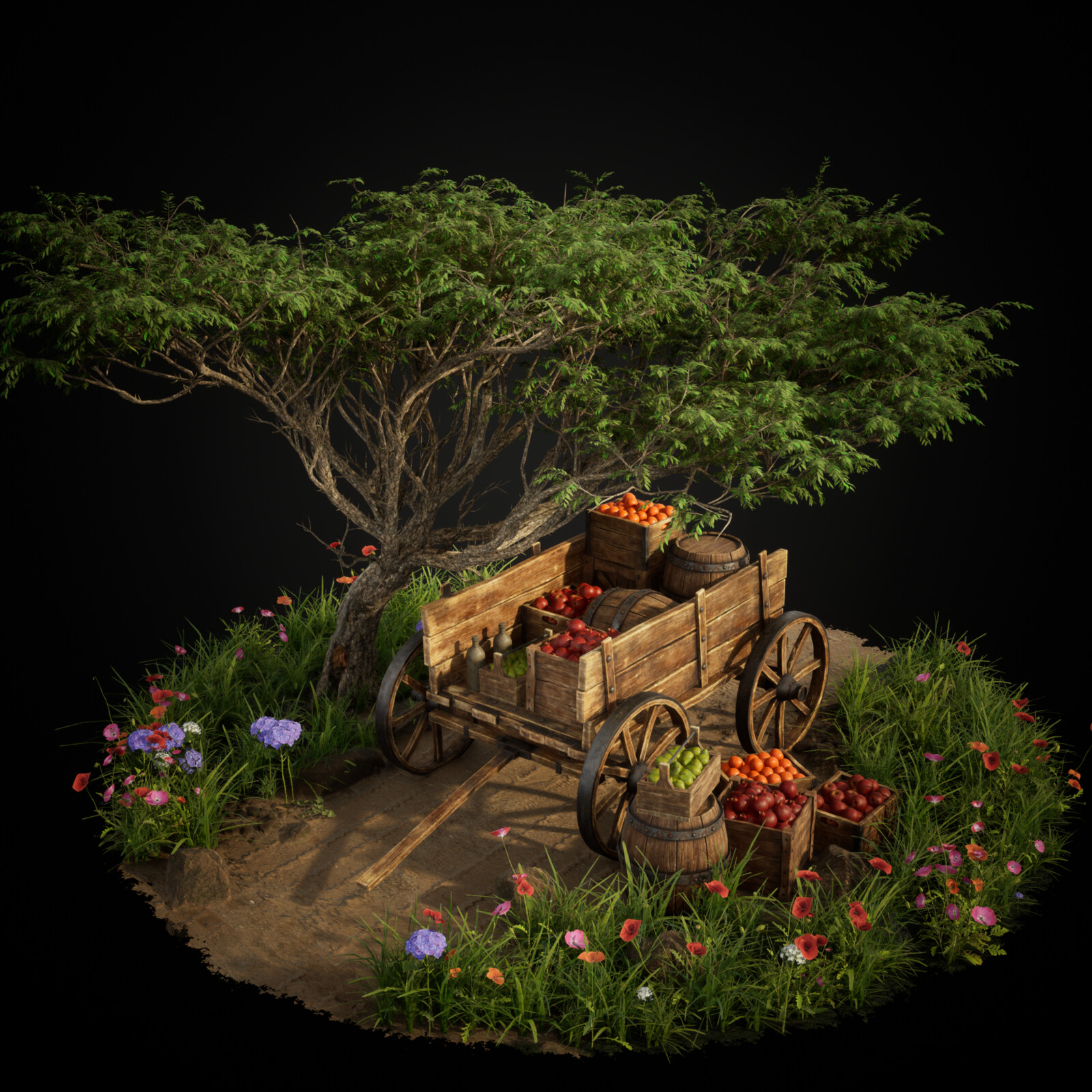 Devaraj Naik - Fruits cart