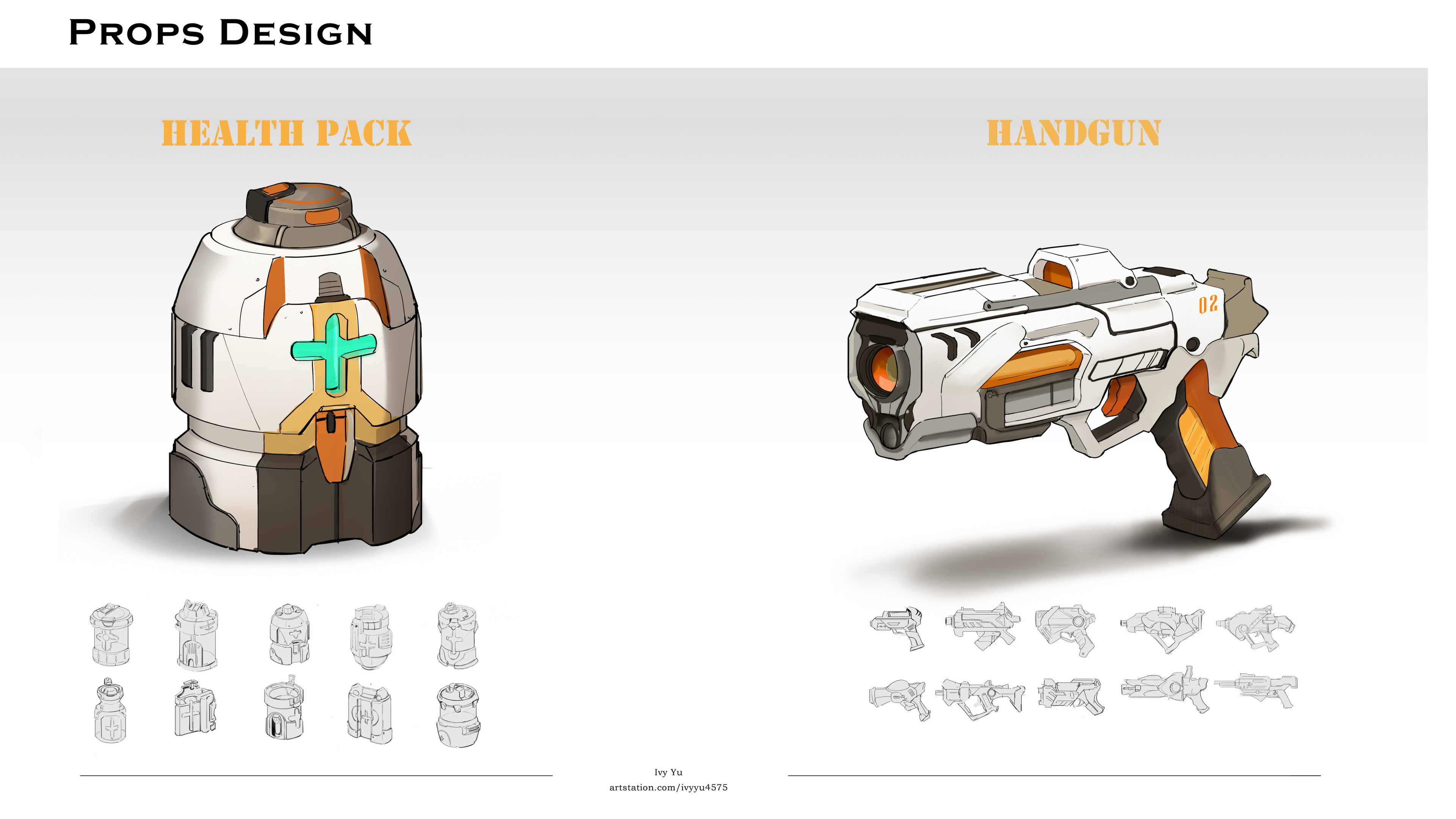 Yu Ivy - Overwatch Style Prop design