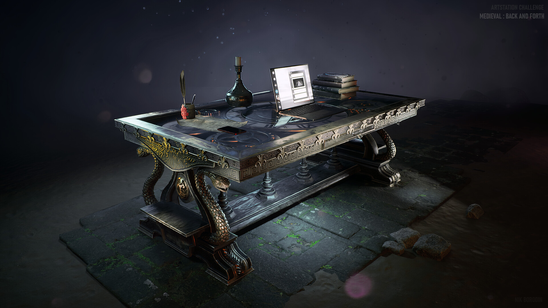 ArtStation - Antique Table