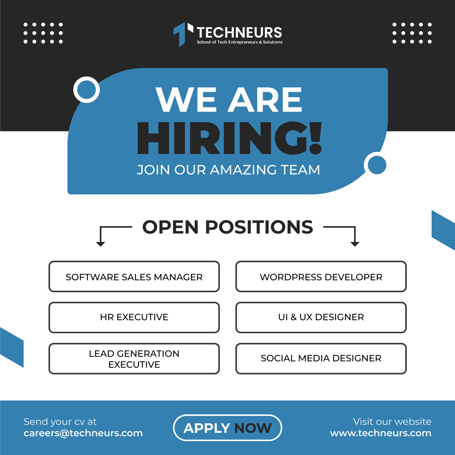 ArtStation - HIRING POST - TECHNEURS