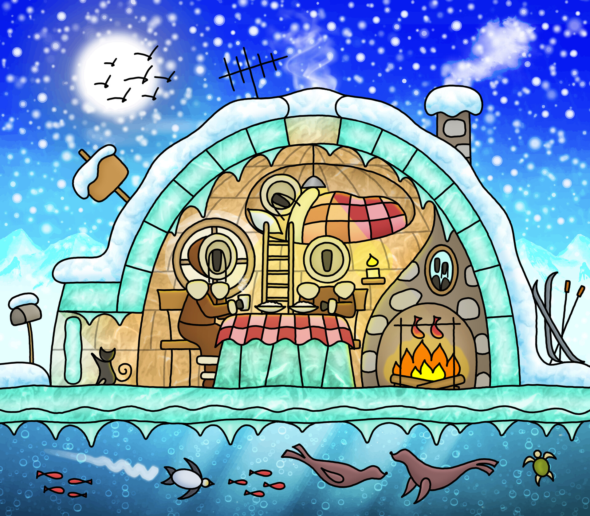 ArtStation - Moment 6: Igloo House