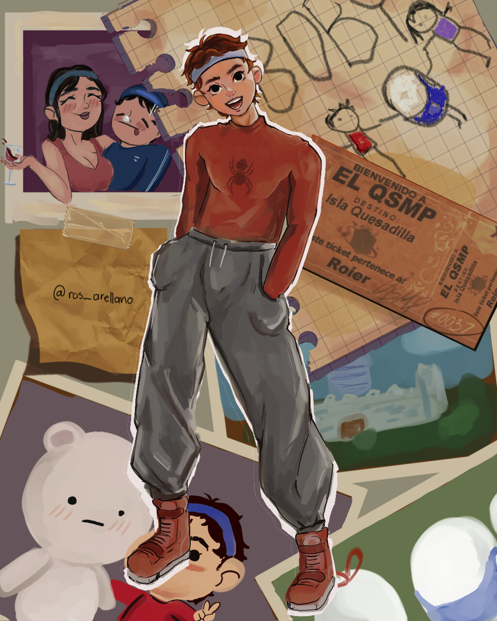 ArtStation - Roier QSMP fan art