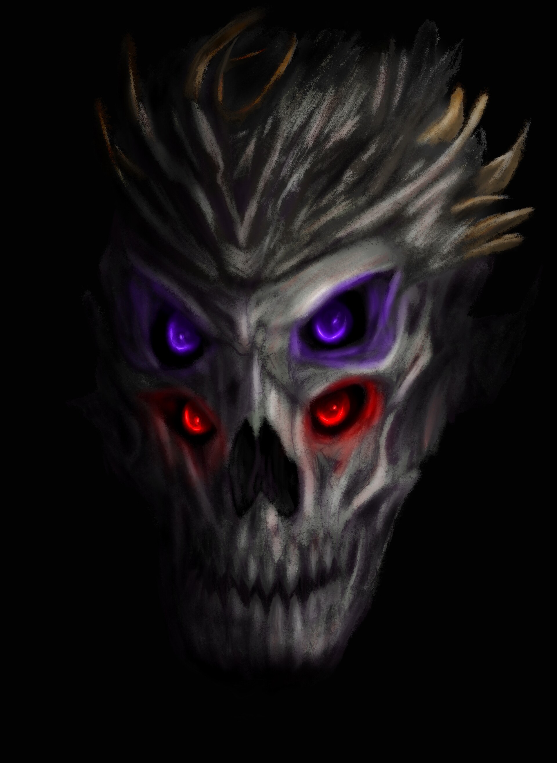 ArtStation - Spooky Skull