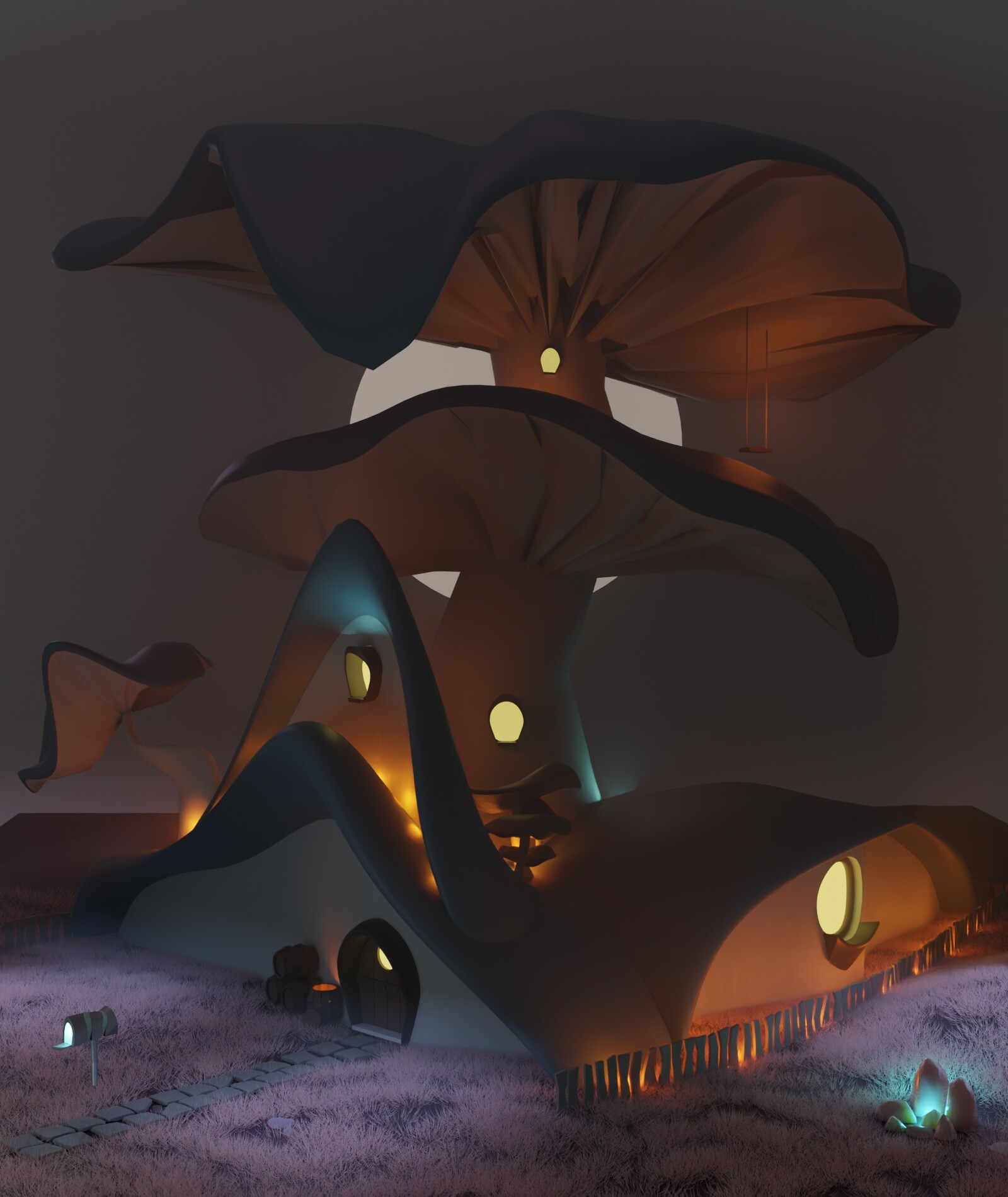 ArtStation - Mushroom House