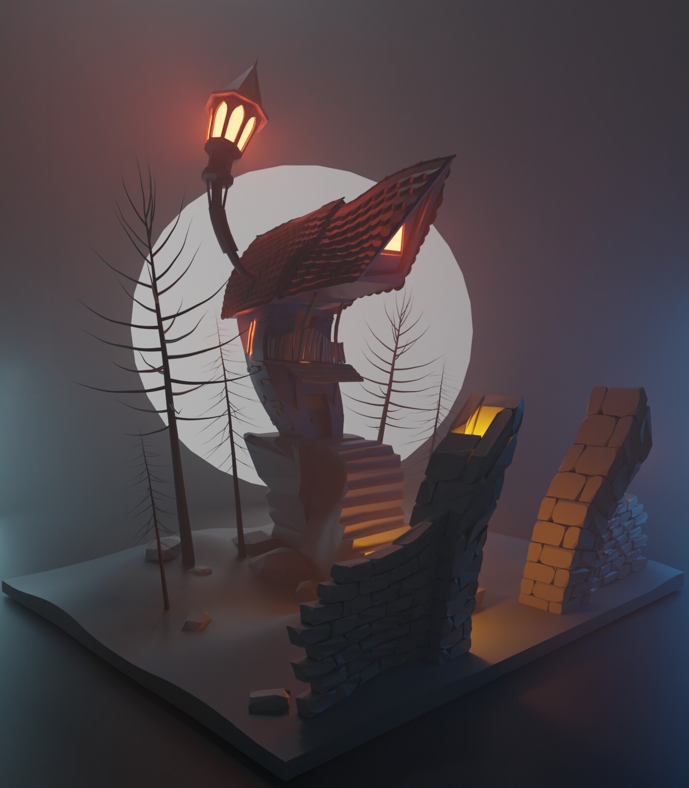 ArtStation - Jack Skellington's House