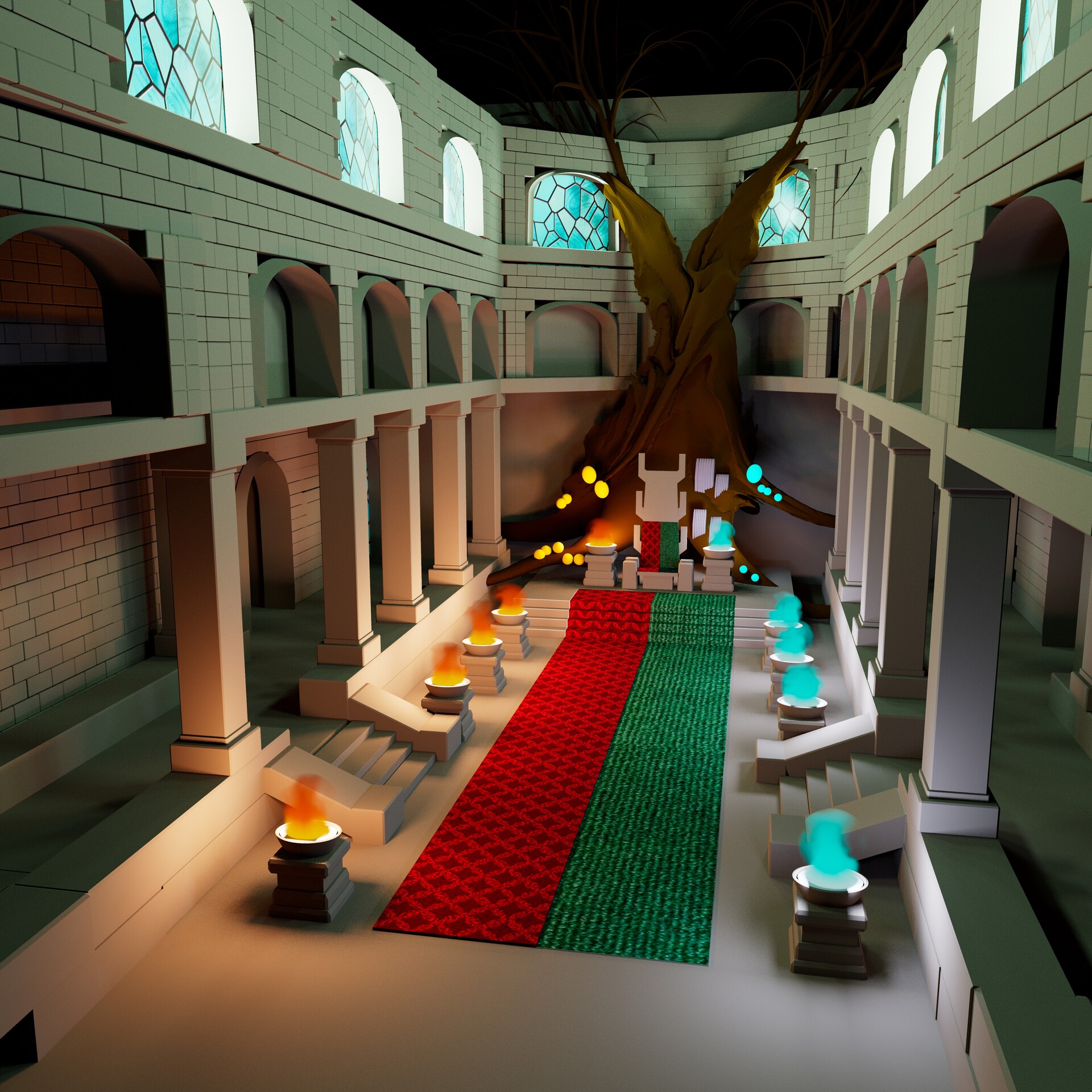 ArtStation - Shaegorath's throne room (Elder Scrolls IV: Oblivion ...