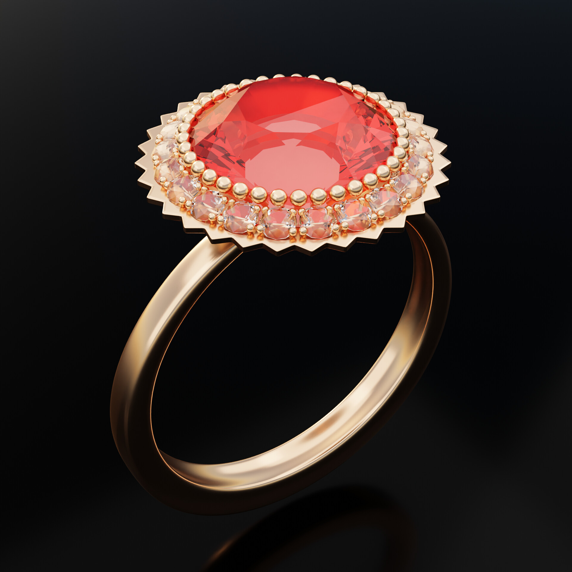 ArtStation - Ruby Ring