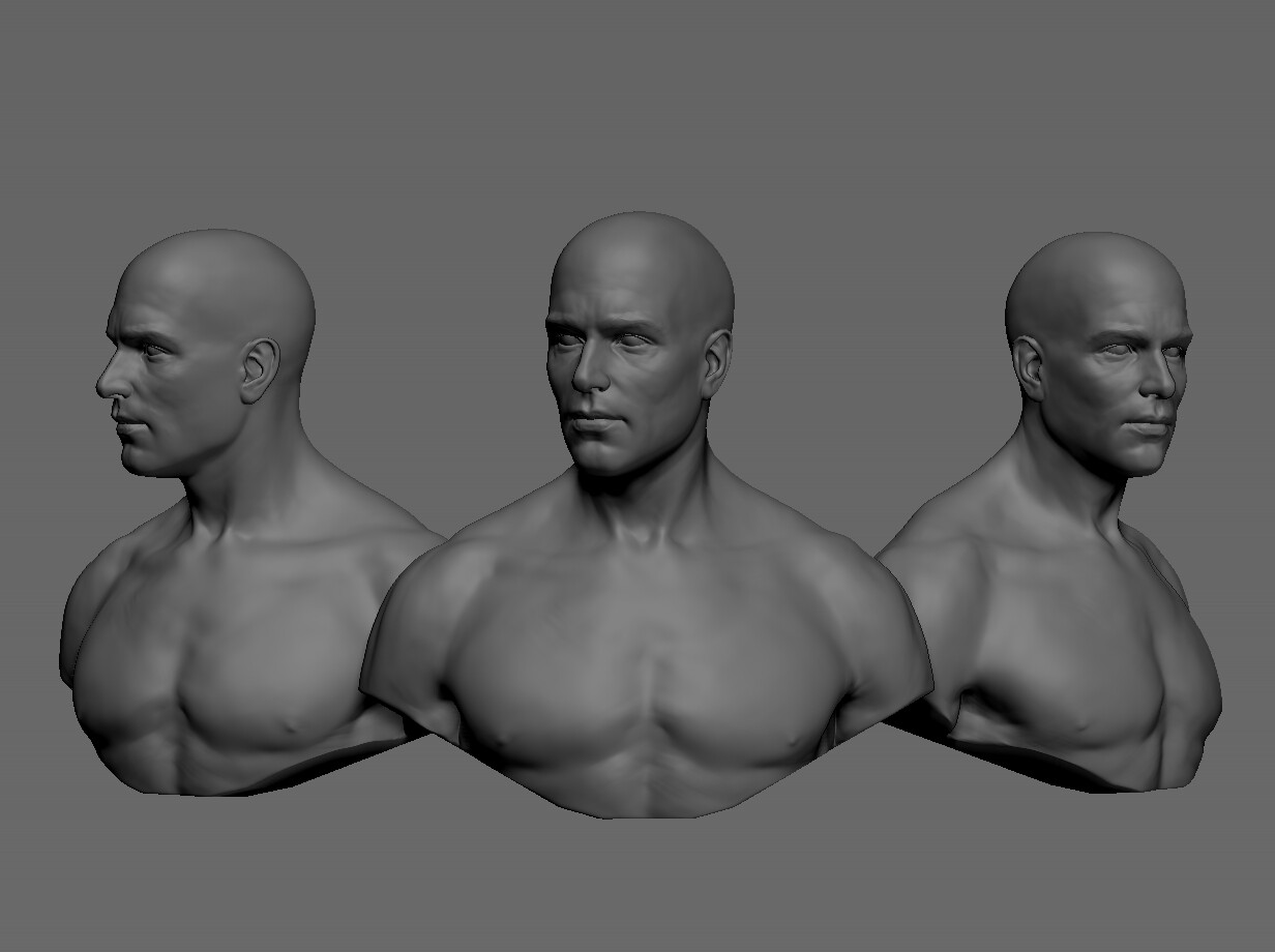 ArtStation - Anatomy study for Marco Menco's workshop