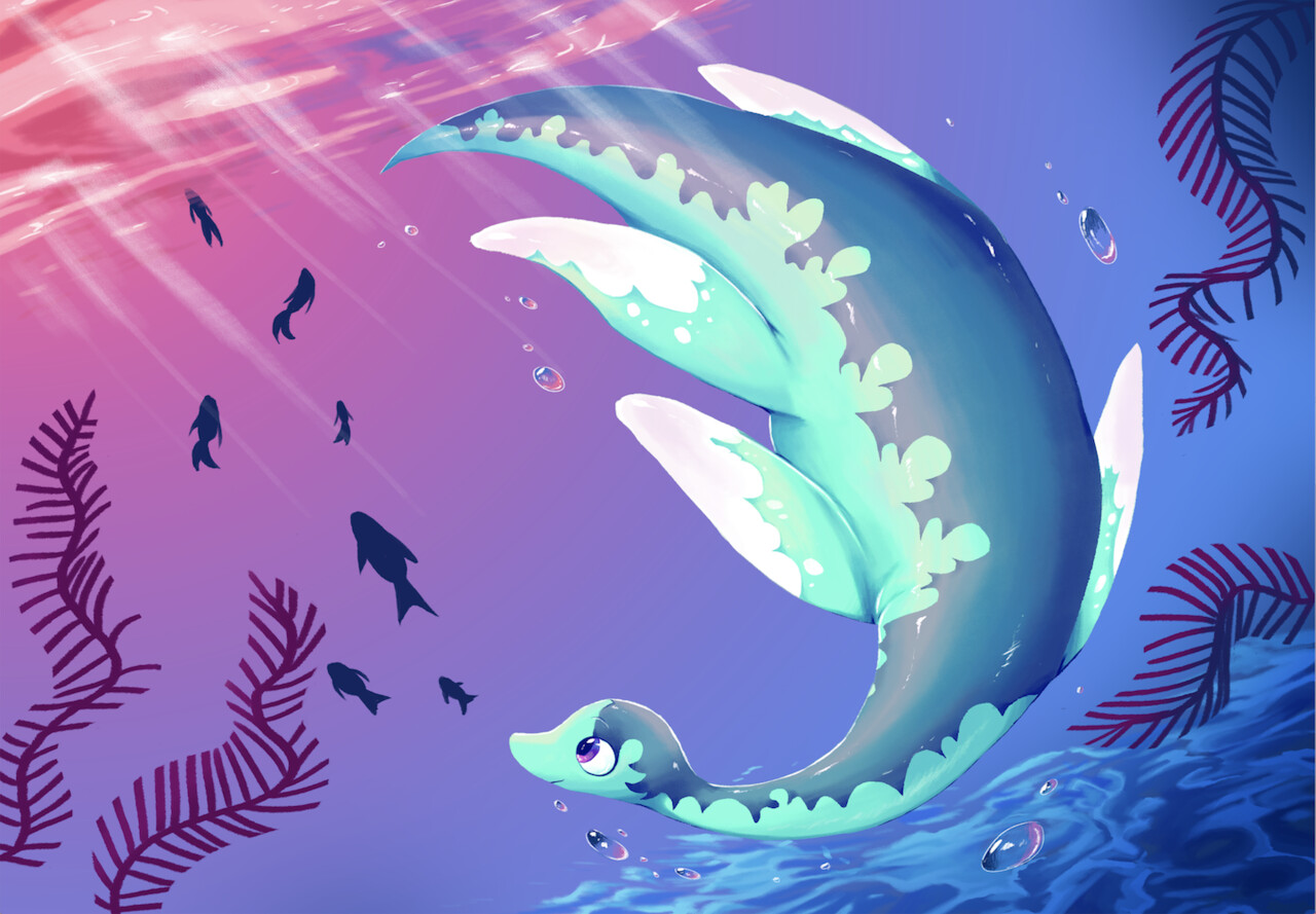 ArtStation - Dinosaurs: Plesiosaur