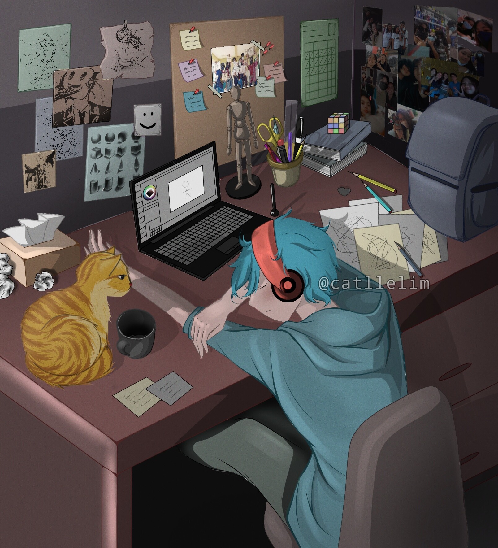 ArtStation - messy room