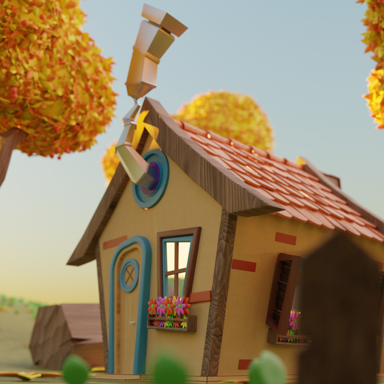 ArtStation - Low polly house