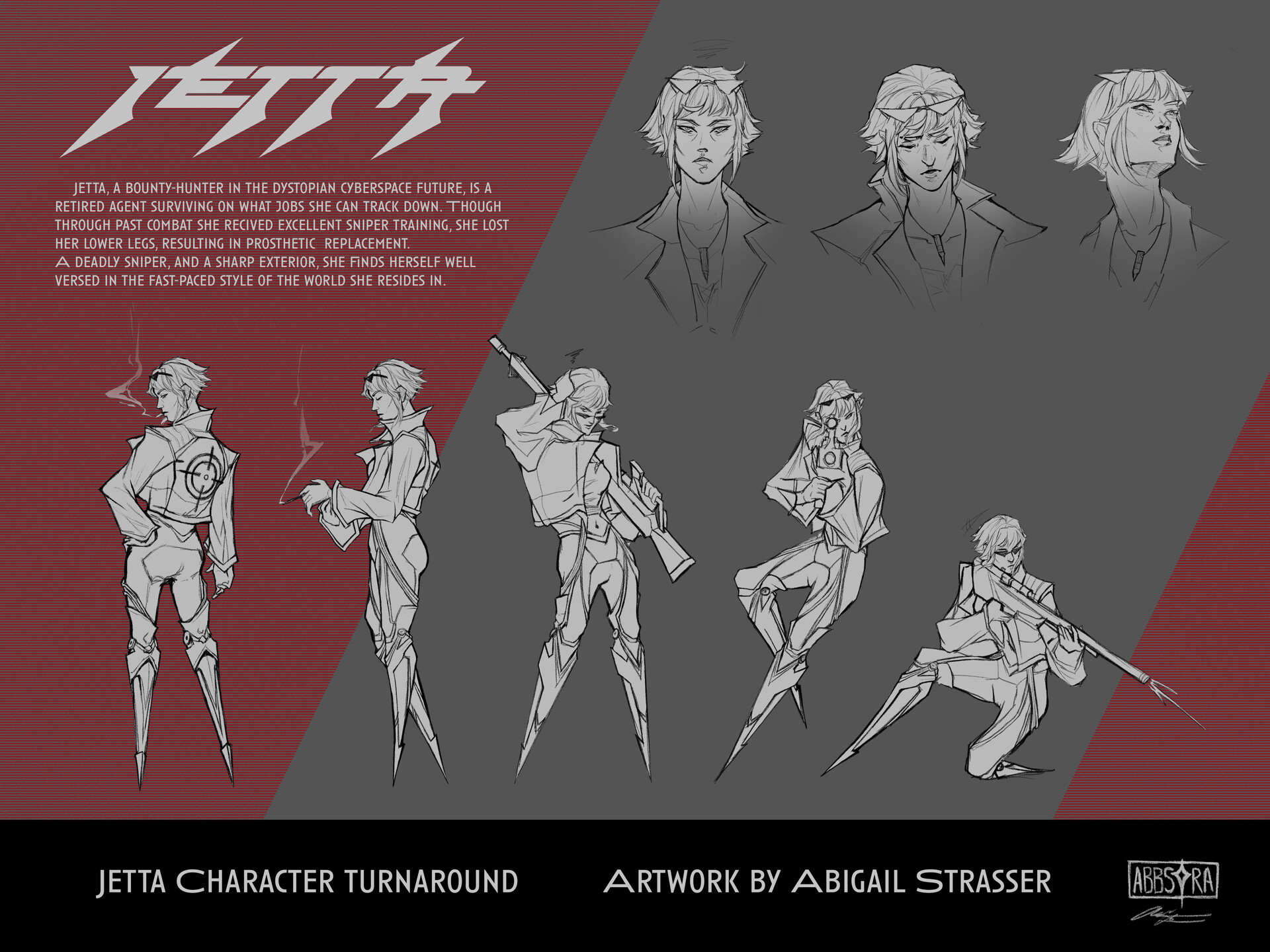 ArtStation - Jetta- Character Design Sheet