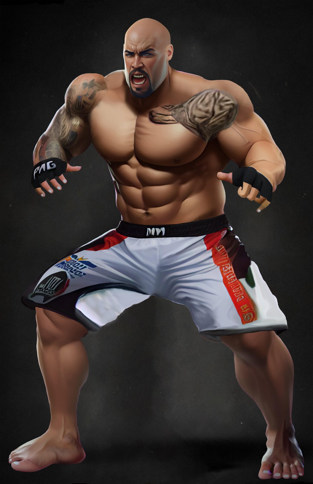 Shaher - OC MMA Fighter: Krov Borgov