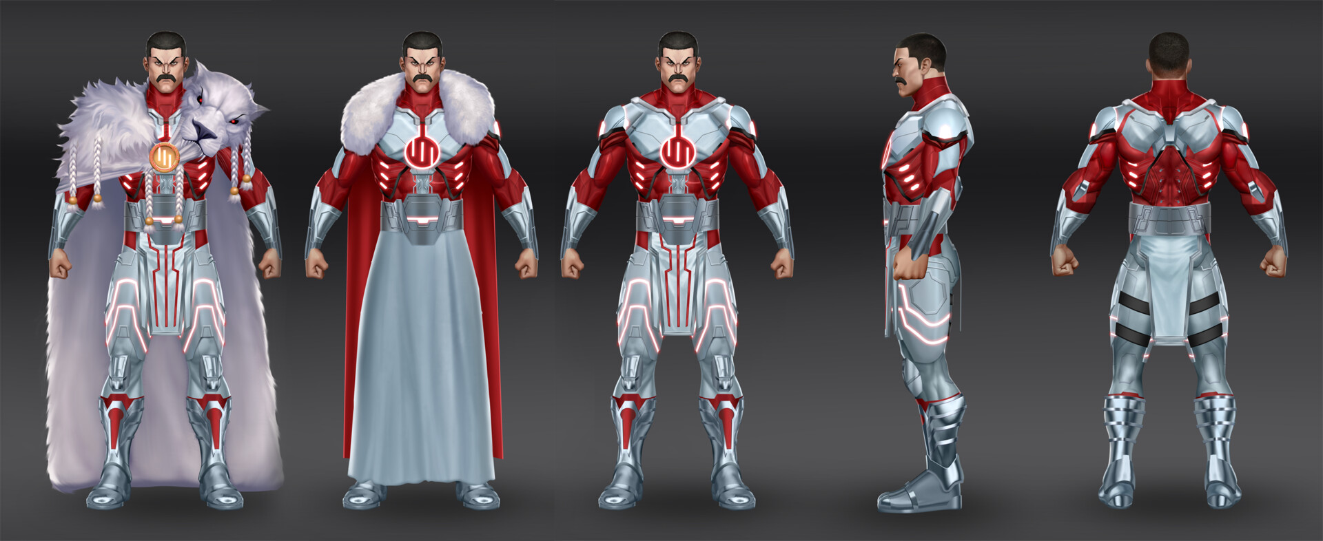 ArtStation - Thragg - High tech suit concept - Commission