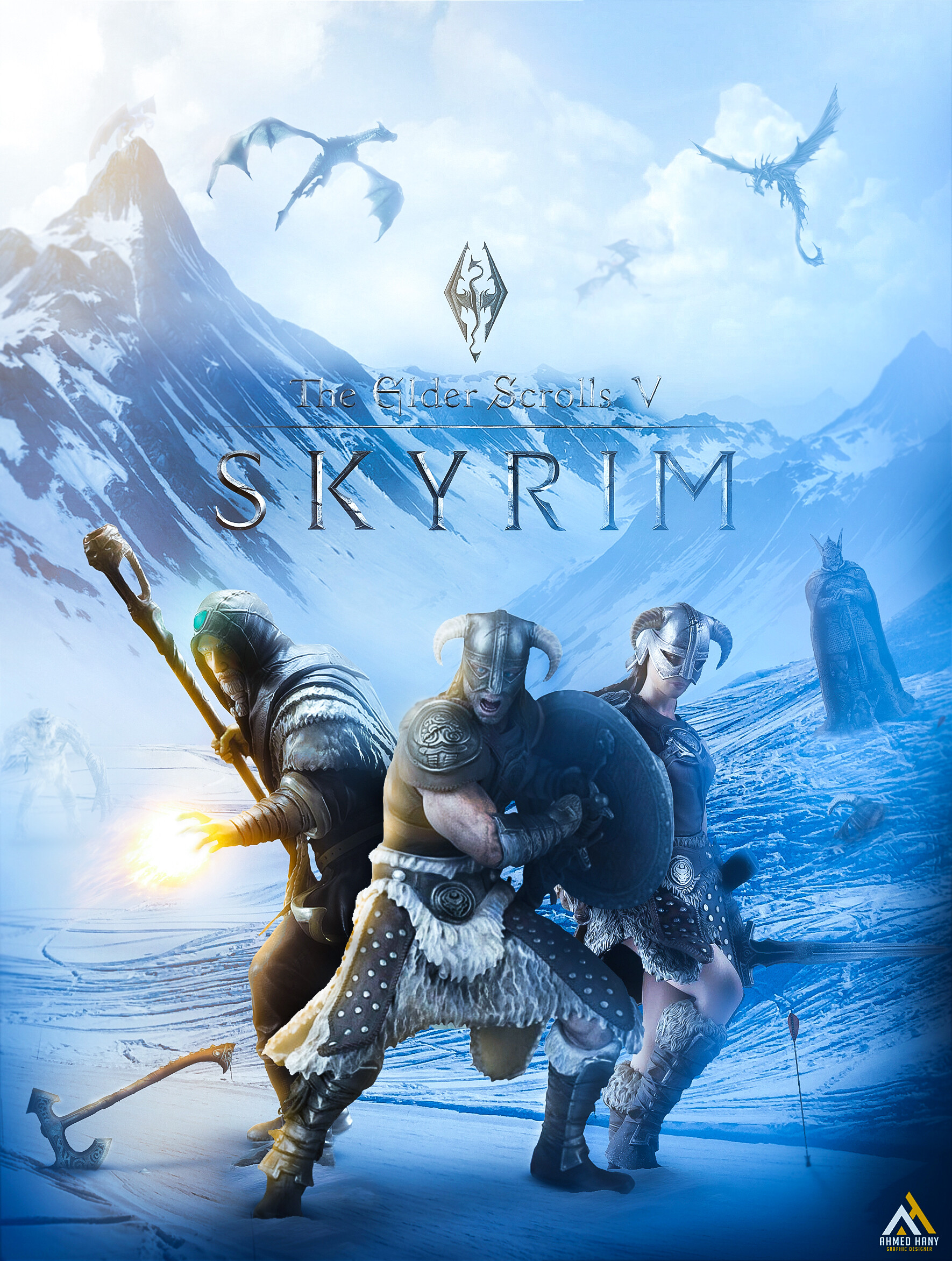 ArtStation - Skyrim Artwork Poster