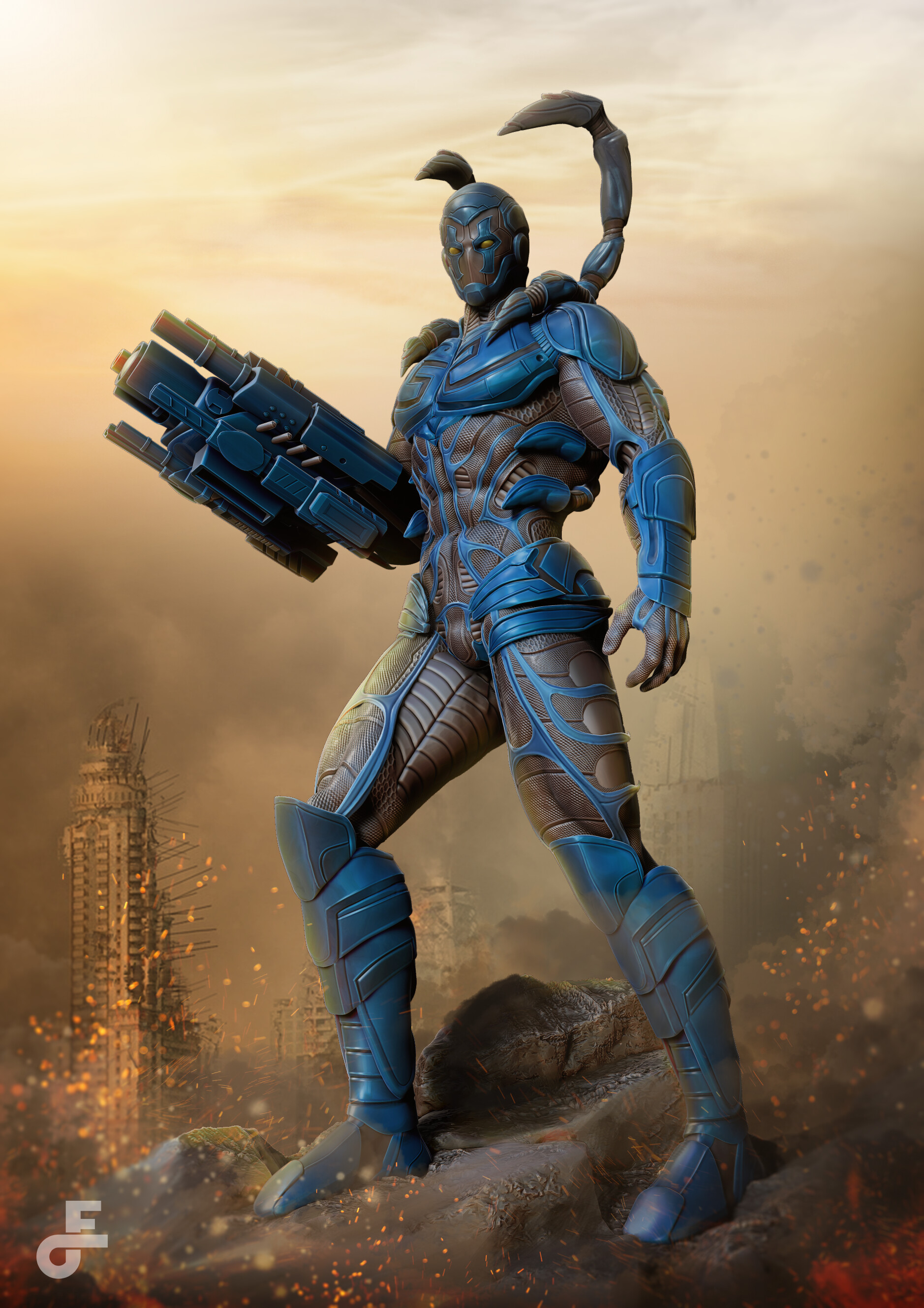 ArtStation - Blue Beetle
