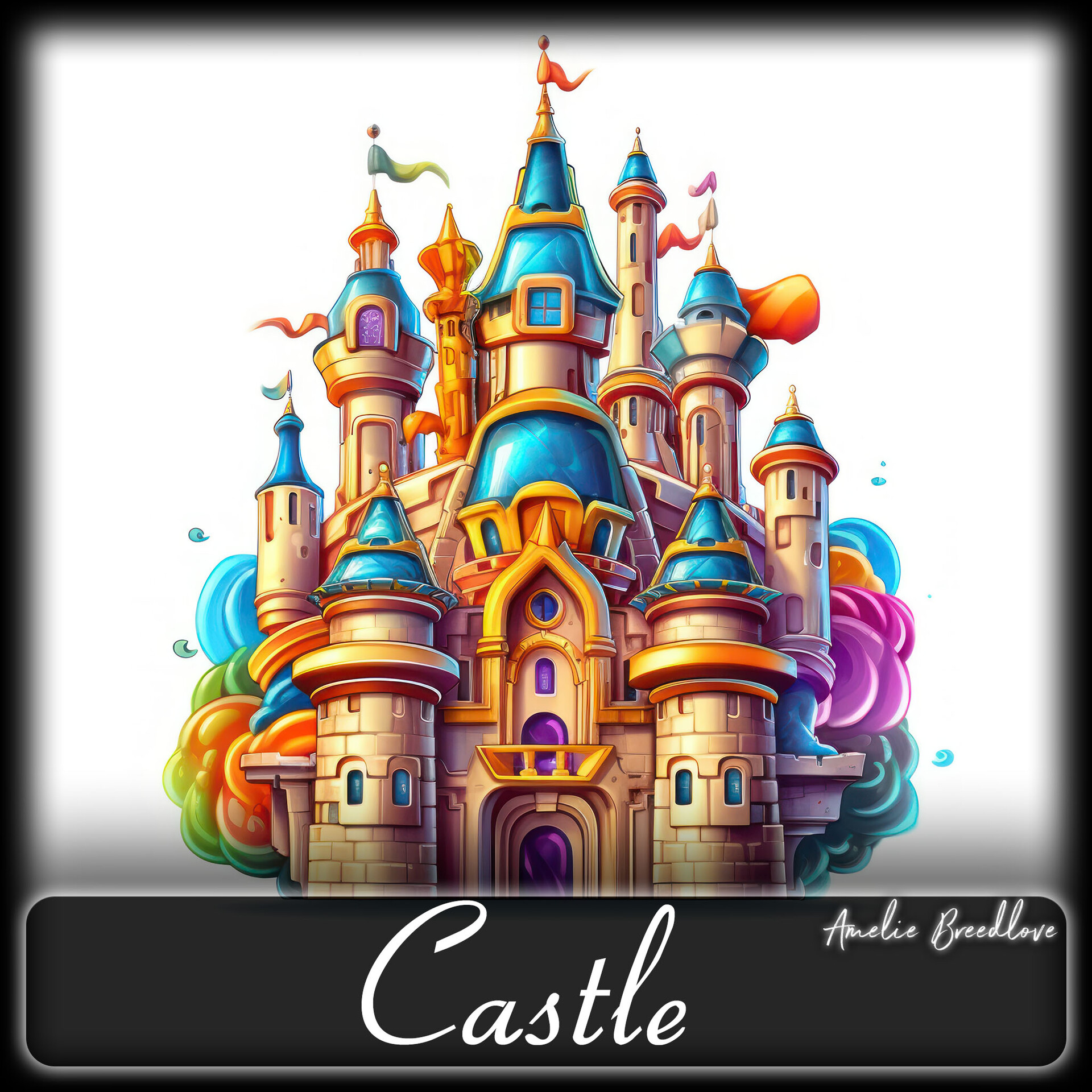 ArtStation - 100 Castle Icon Pack | 4K | v.7