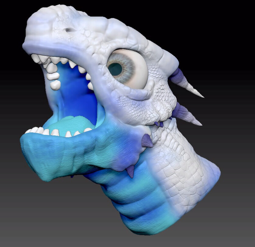 ArtStation - Baby Frost Dragon