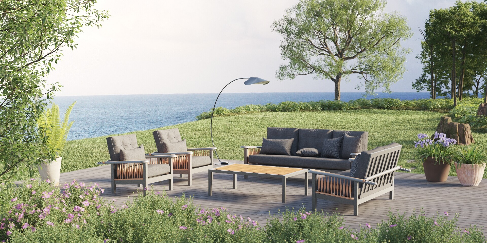 ArtStation - Bodrum Garden Set