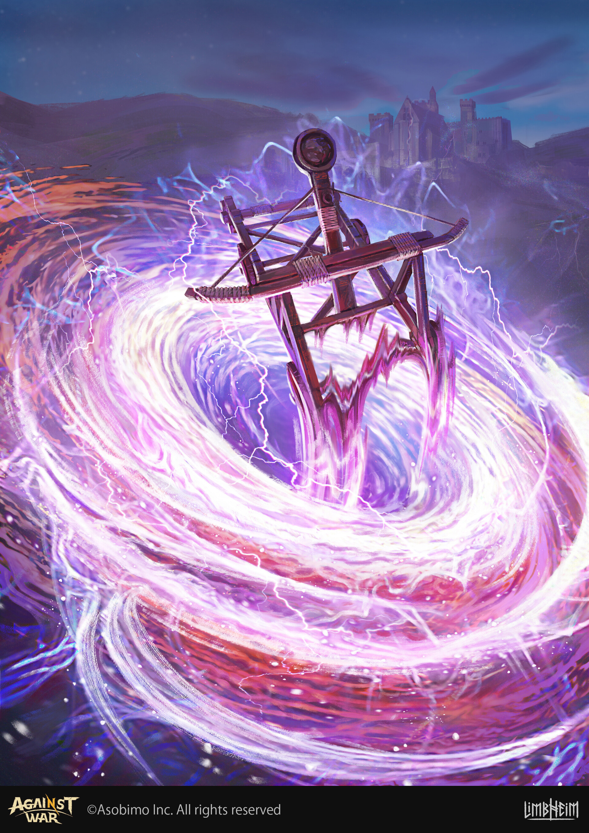 ArtStation - Card illustration / Against War ©Asobimo Inc.