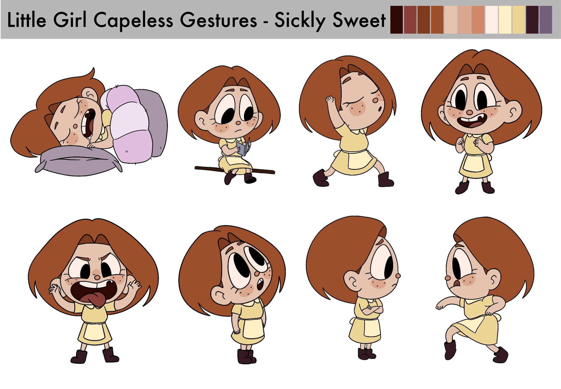 Niamh Fenton - Little Girl Character Sheets