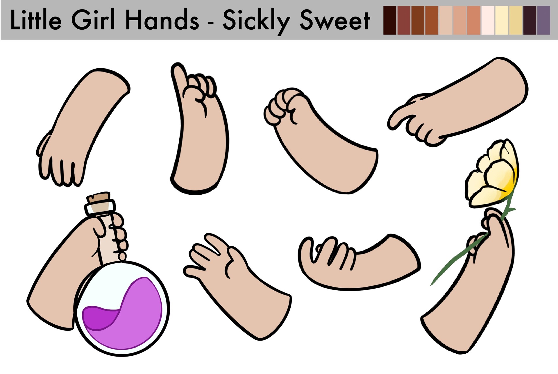 Niamh Fenton - Little Girl Character Sheets