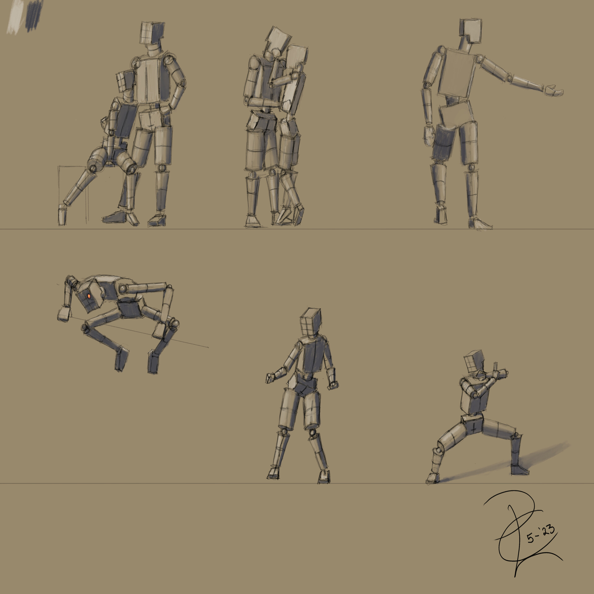 ArtStation - ManikinPractice06