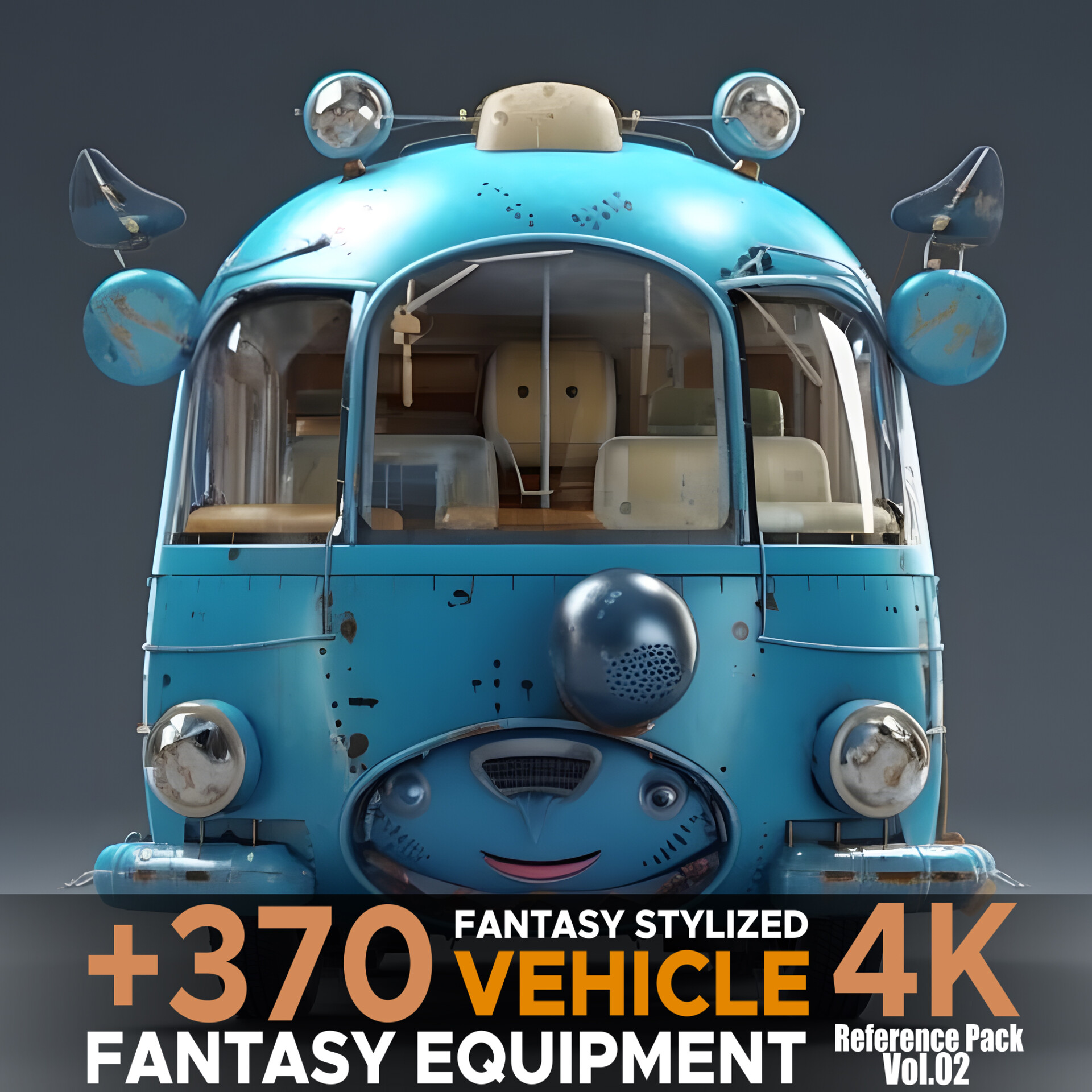 ArtStation - +370 Fantasy Stylized Vehicle(Fantasy Equipment) Vol.02
