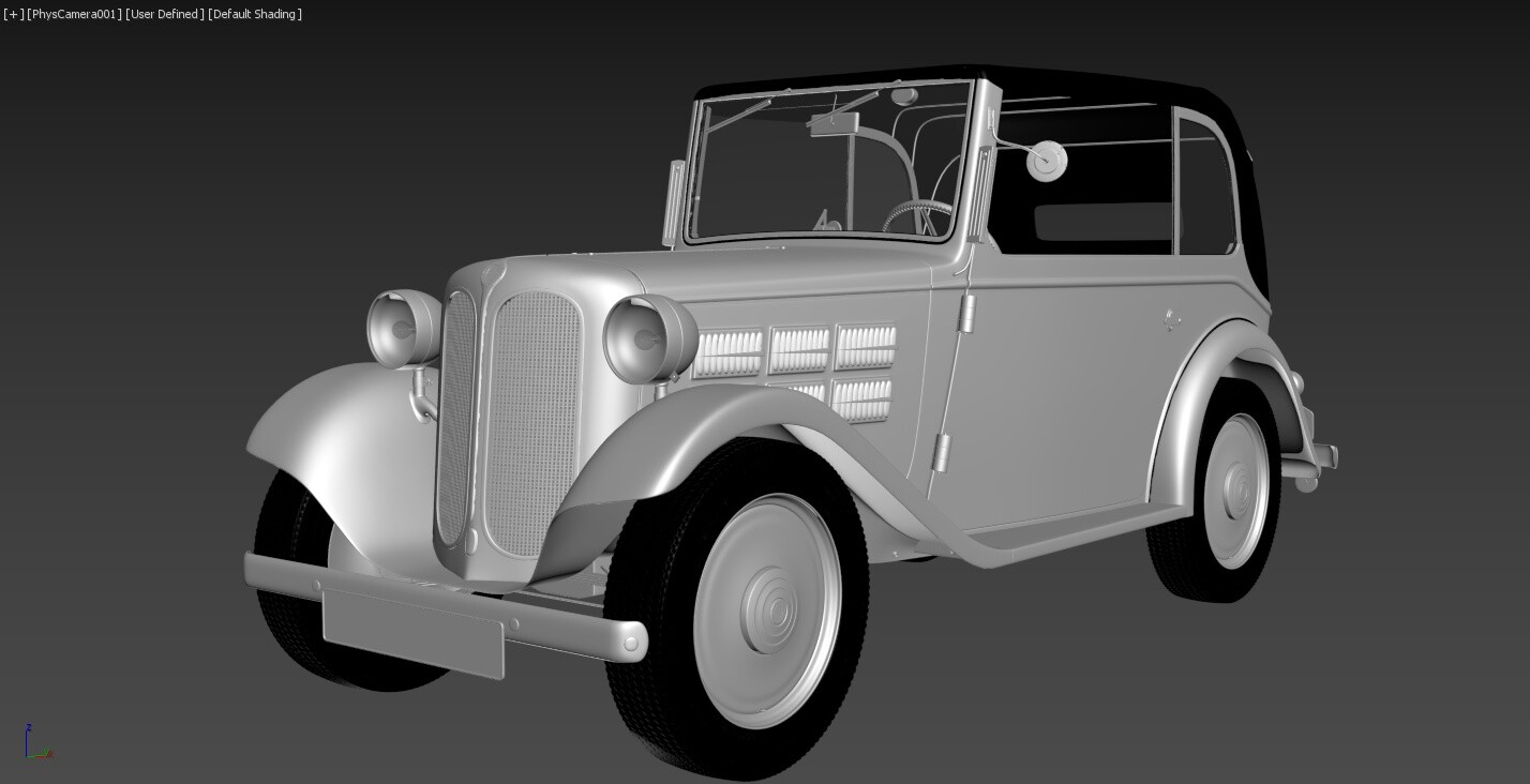 ArtStation - BMW_309_CABRIOLET