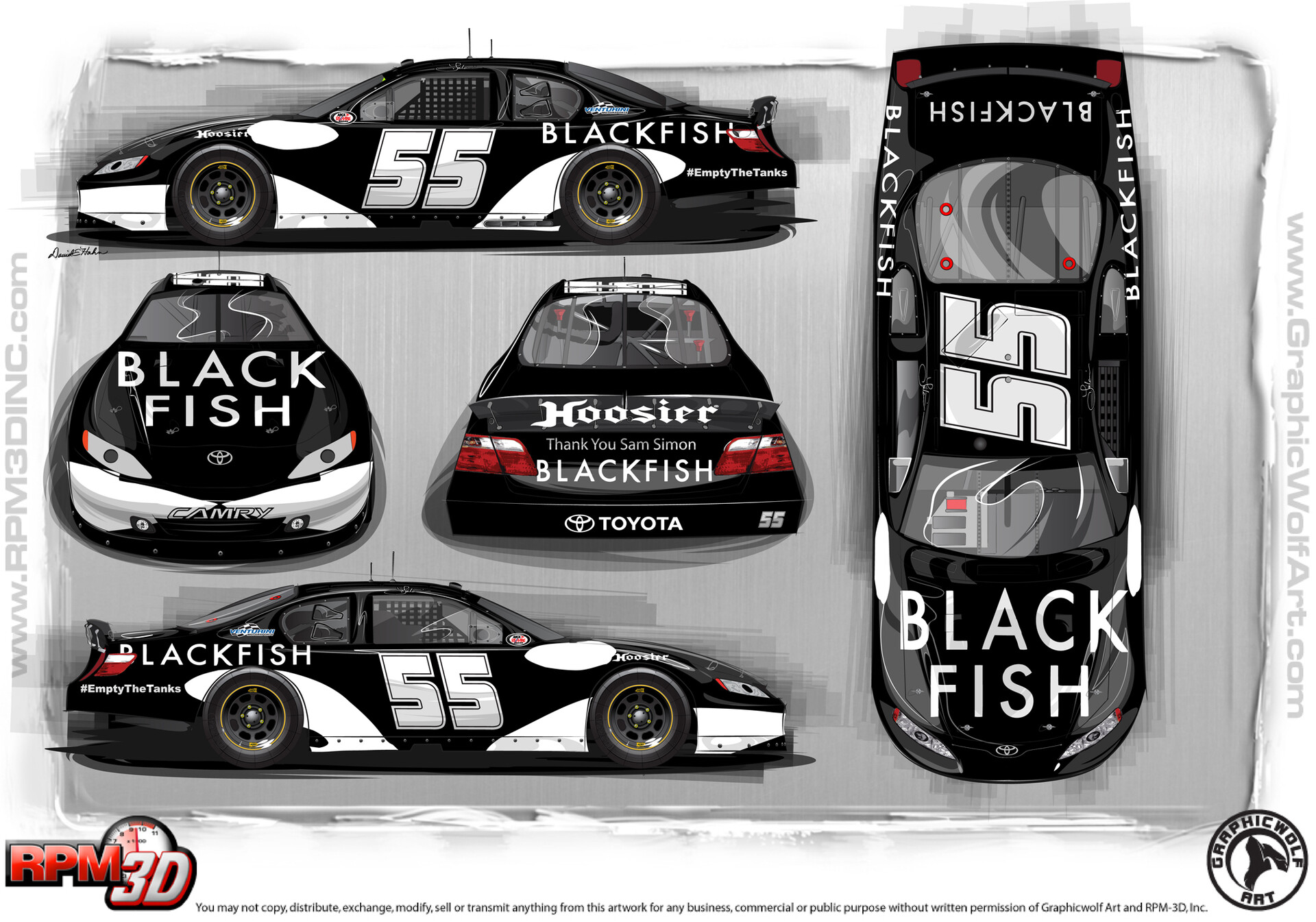 ArtStation - Black Fish Livery Design (2013)