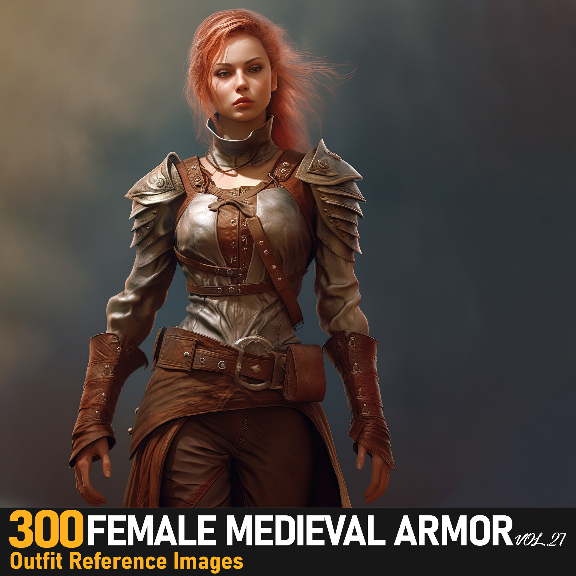 ArtStation - Female Medieval Armor VOL.21|4K Reference Images