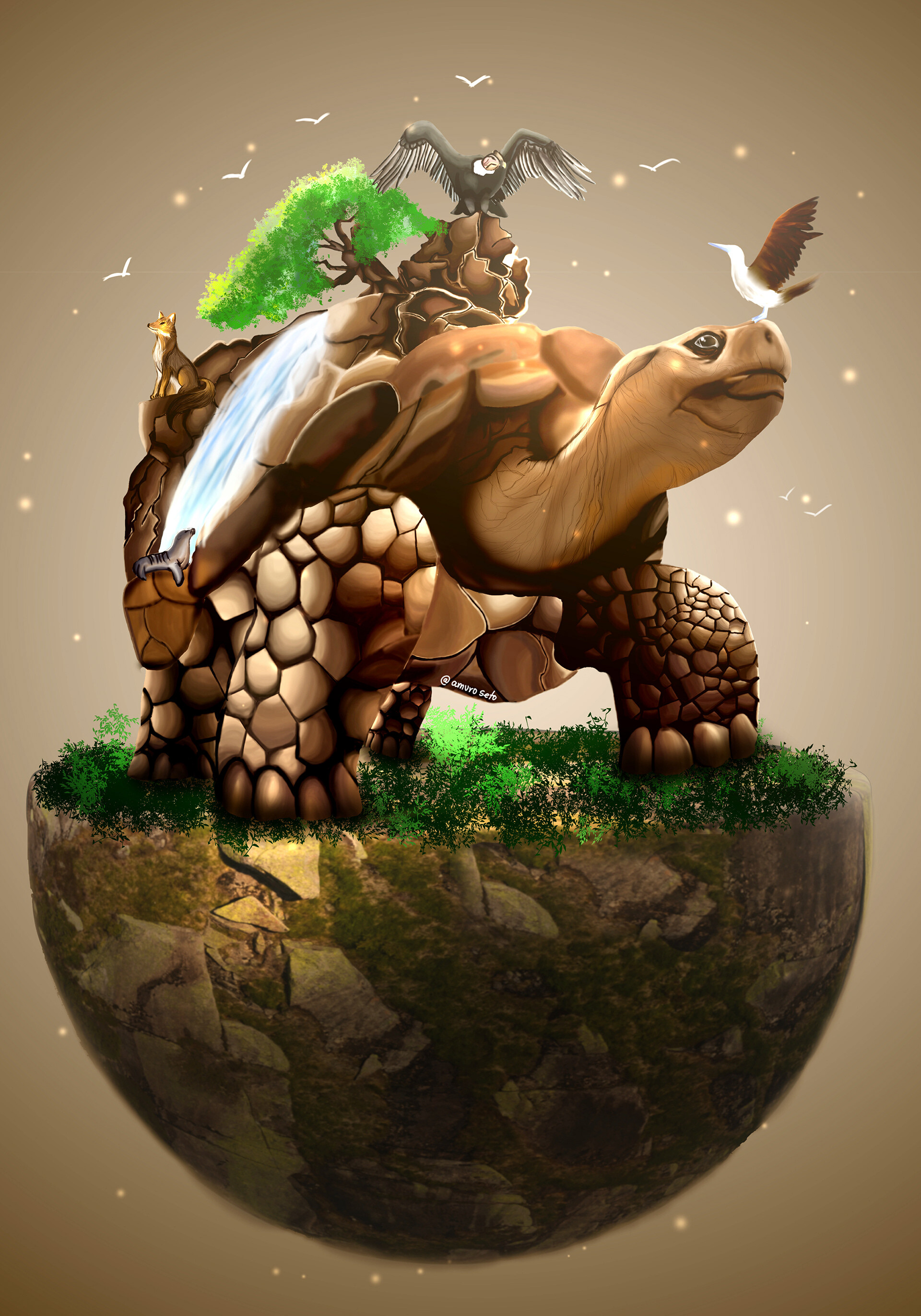 ArtStation - Galapagos- Advertising poster