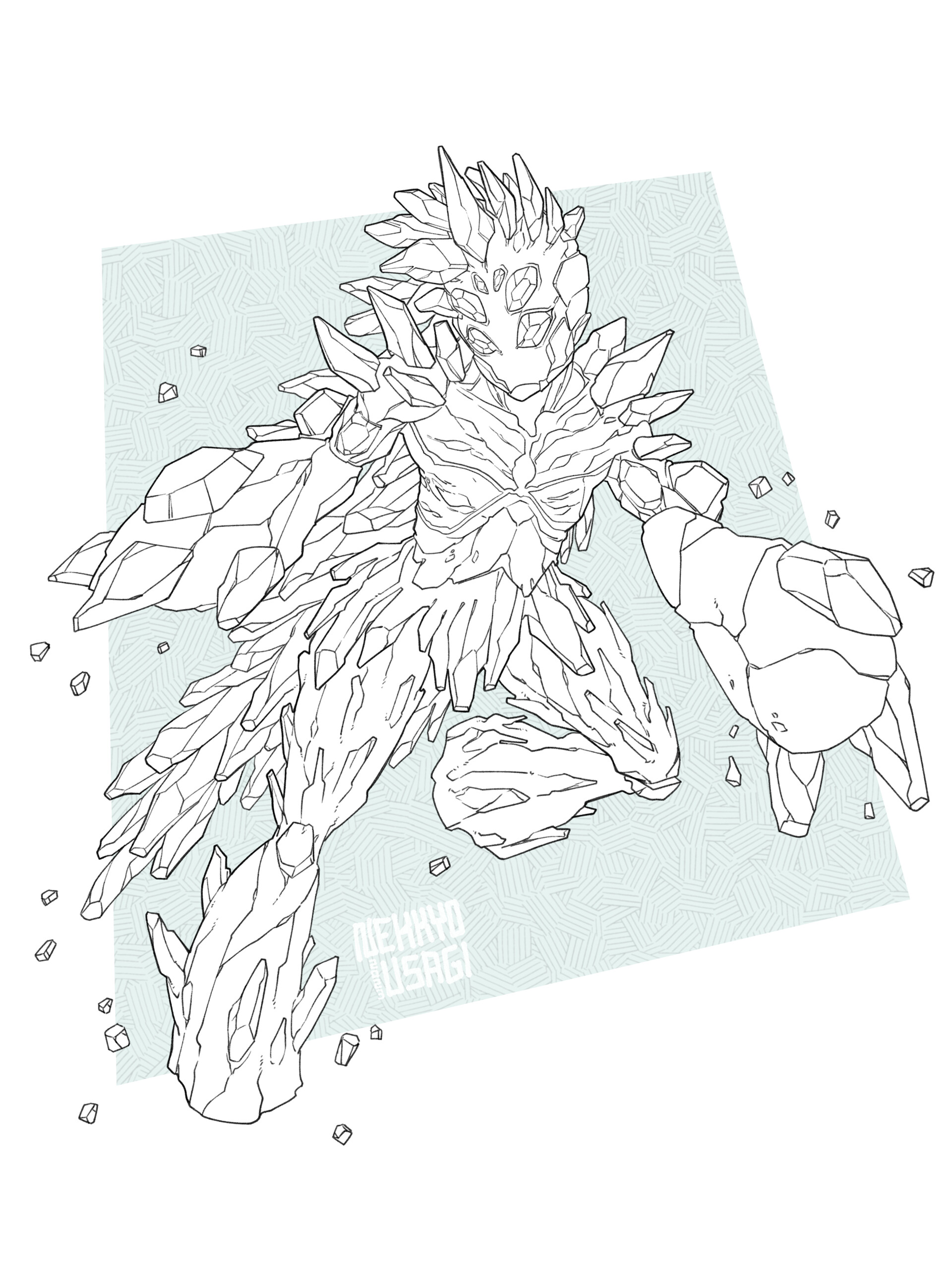 ArtStation - Commission - OC Crystal Being