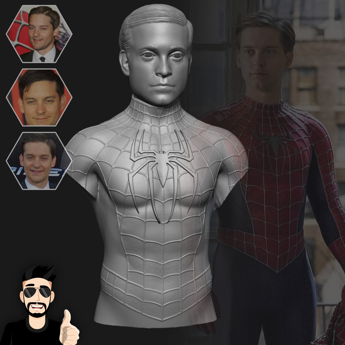 ArtStation - Tobey Maguire - SPIDER-MAN