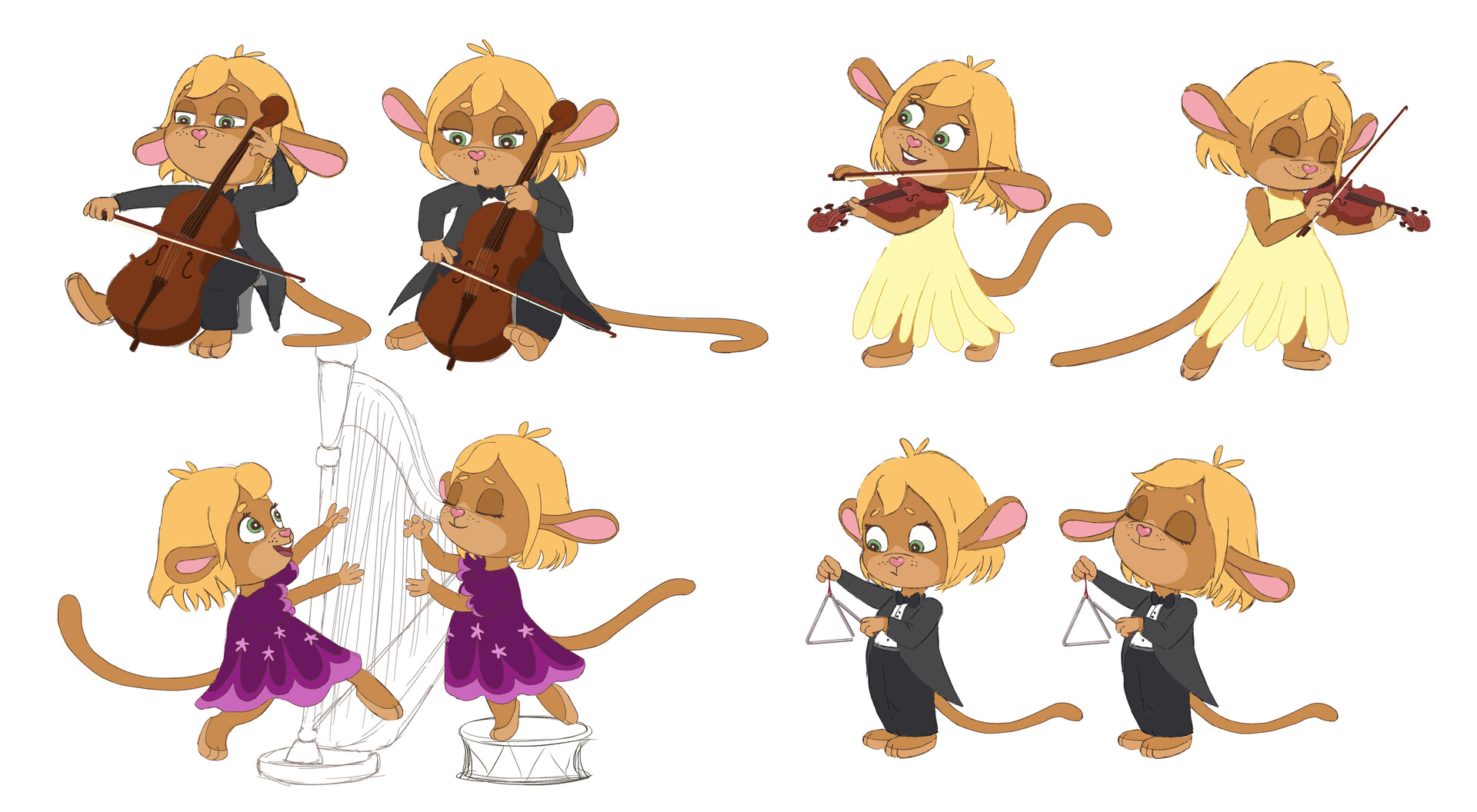 ArtStation - Character design and emotions / Zabezoo