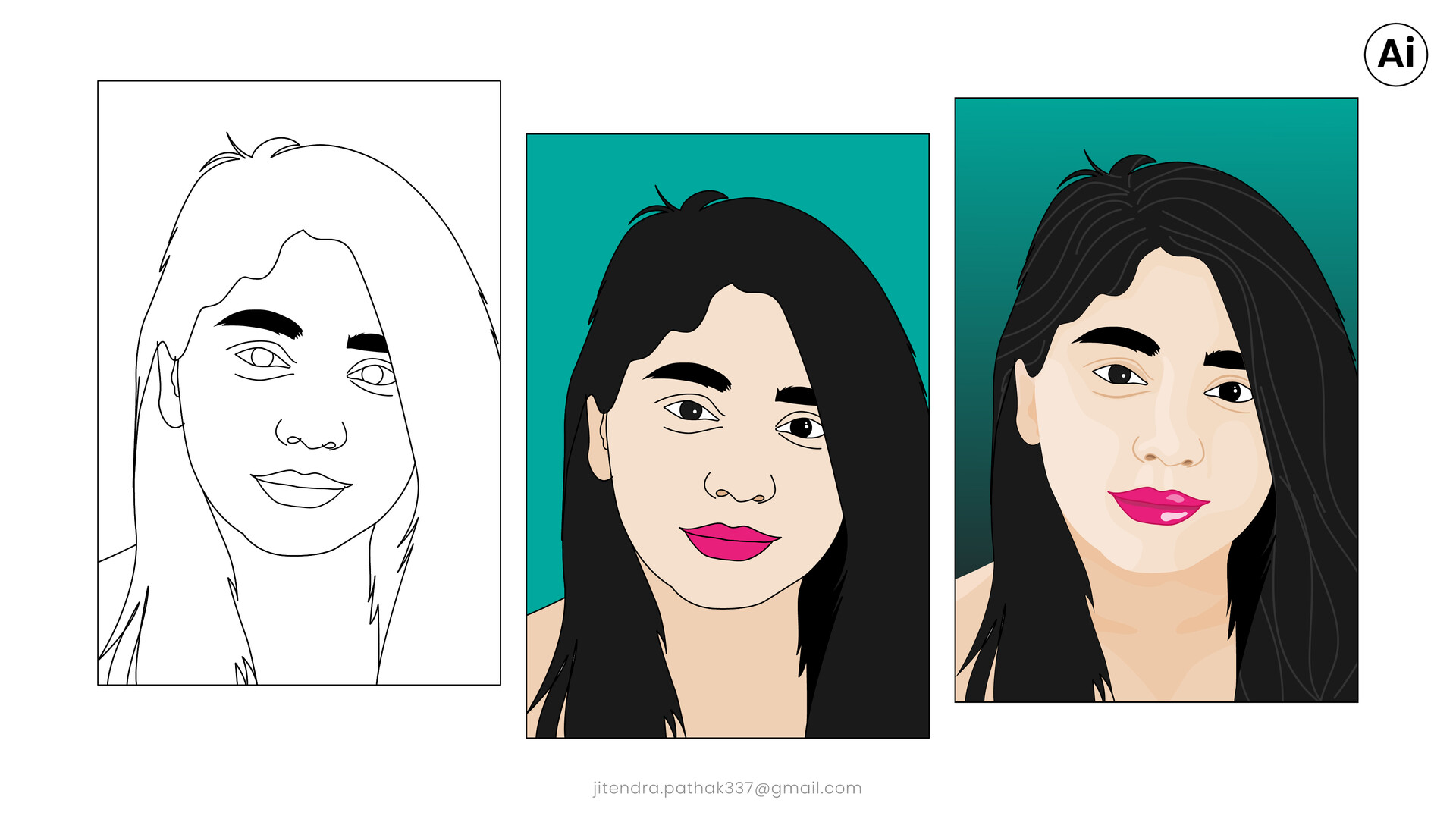 how to draw a face in illustrator cc