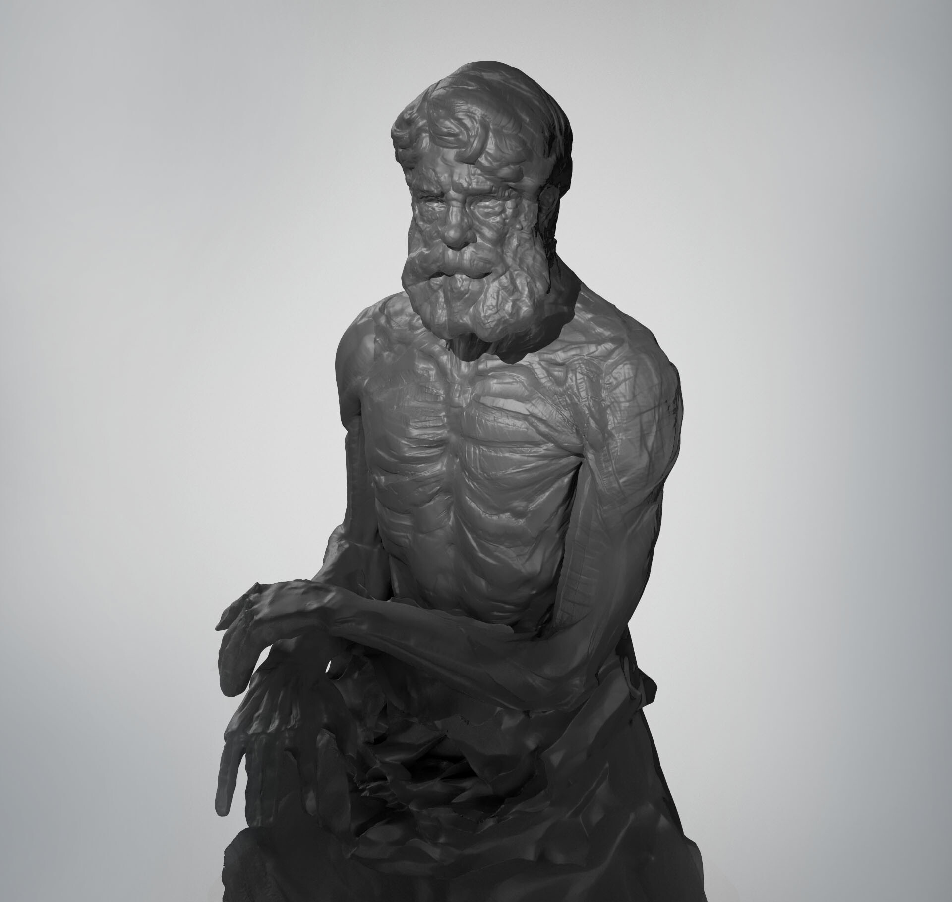 ArtStation - Traditional sculpt mimicing practice :)