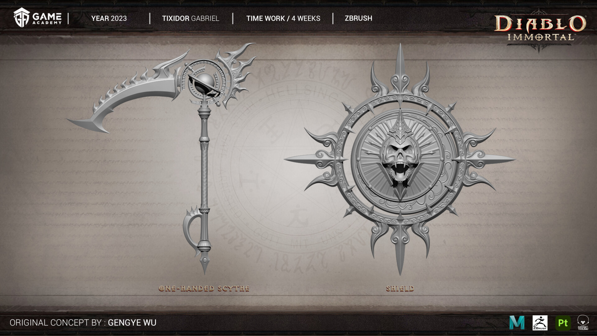 Gabriel Tixidor - [DIABLO IMMORTAL FANART] Solar Eclipse Necromancer