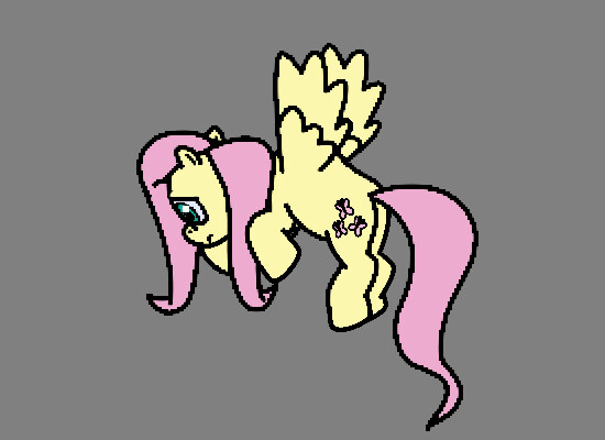fluttershy hovering
