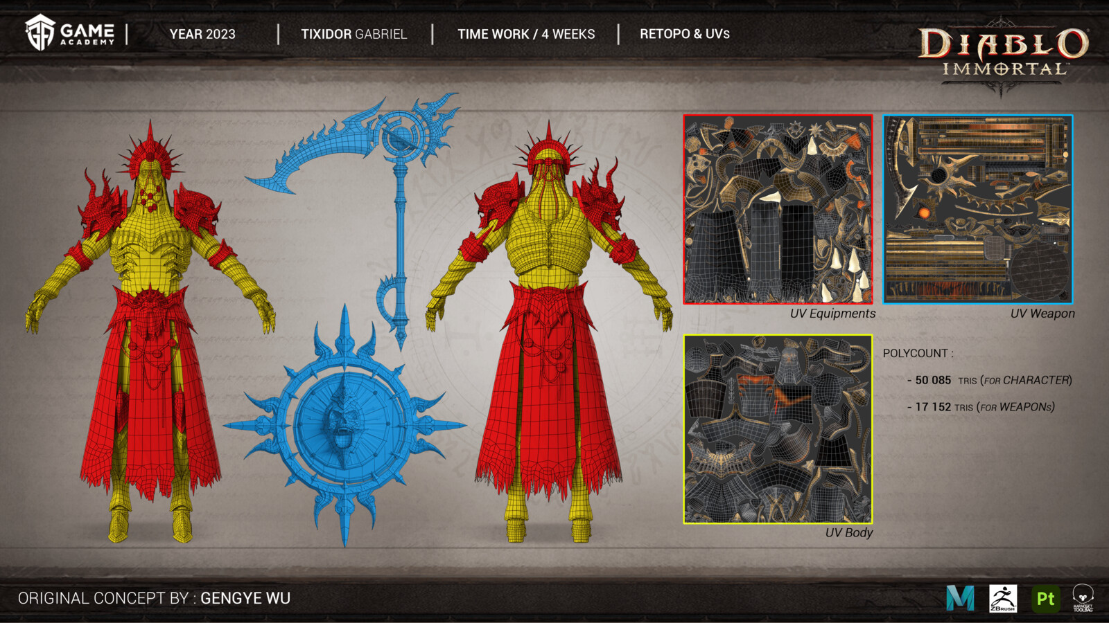 Gabriel Tixidor - [DIABLO IMMORTAL FANART] Solar Eclipse Necromancer