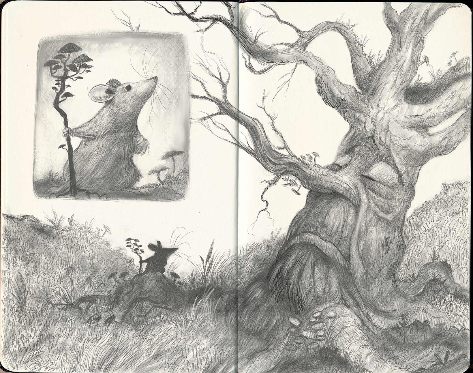 ArtStation - The Mouse and the Oak