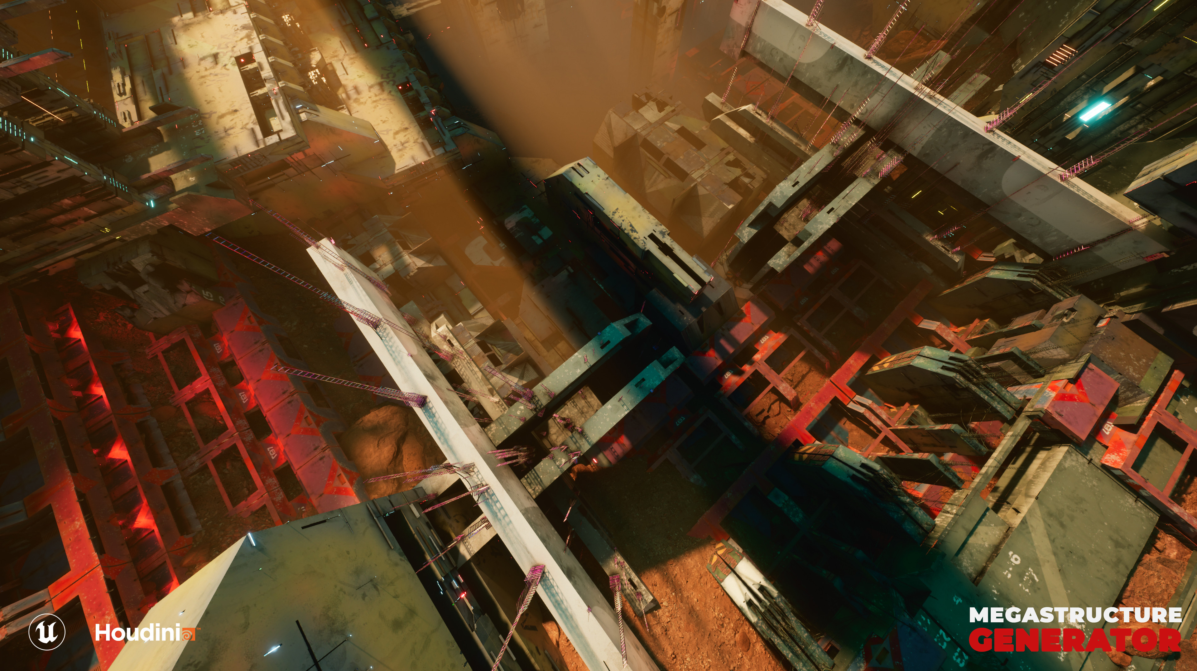 Radu Cius Houdini procedural generation tutorials - Houdini generated ...